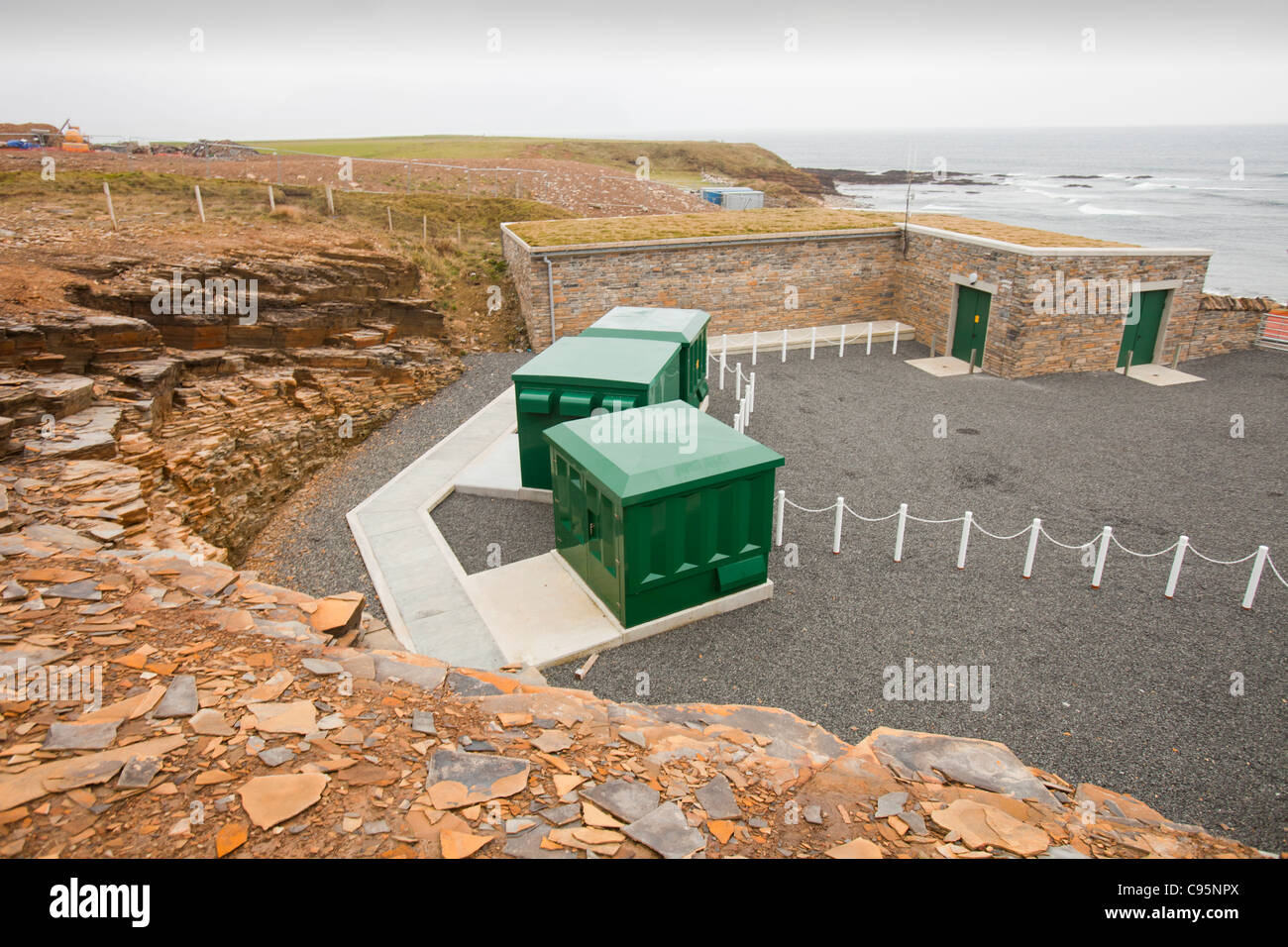 The EMEC centre's test site of Billia Croo in Stromness, Orkney ...