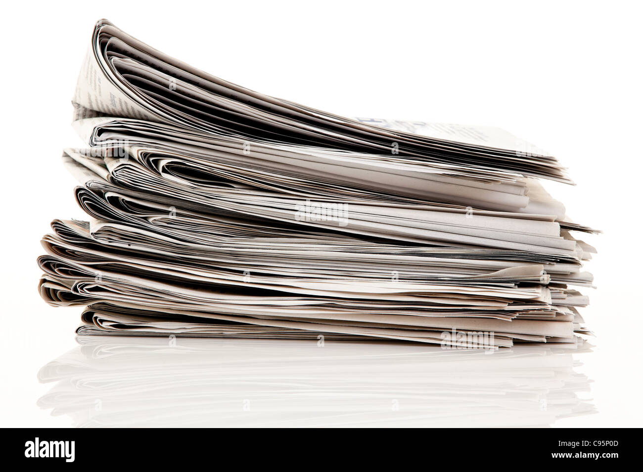 Old newspapers and magazines in a pile Stock Photo - Alamy