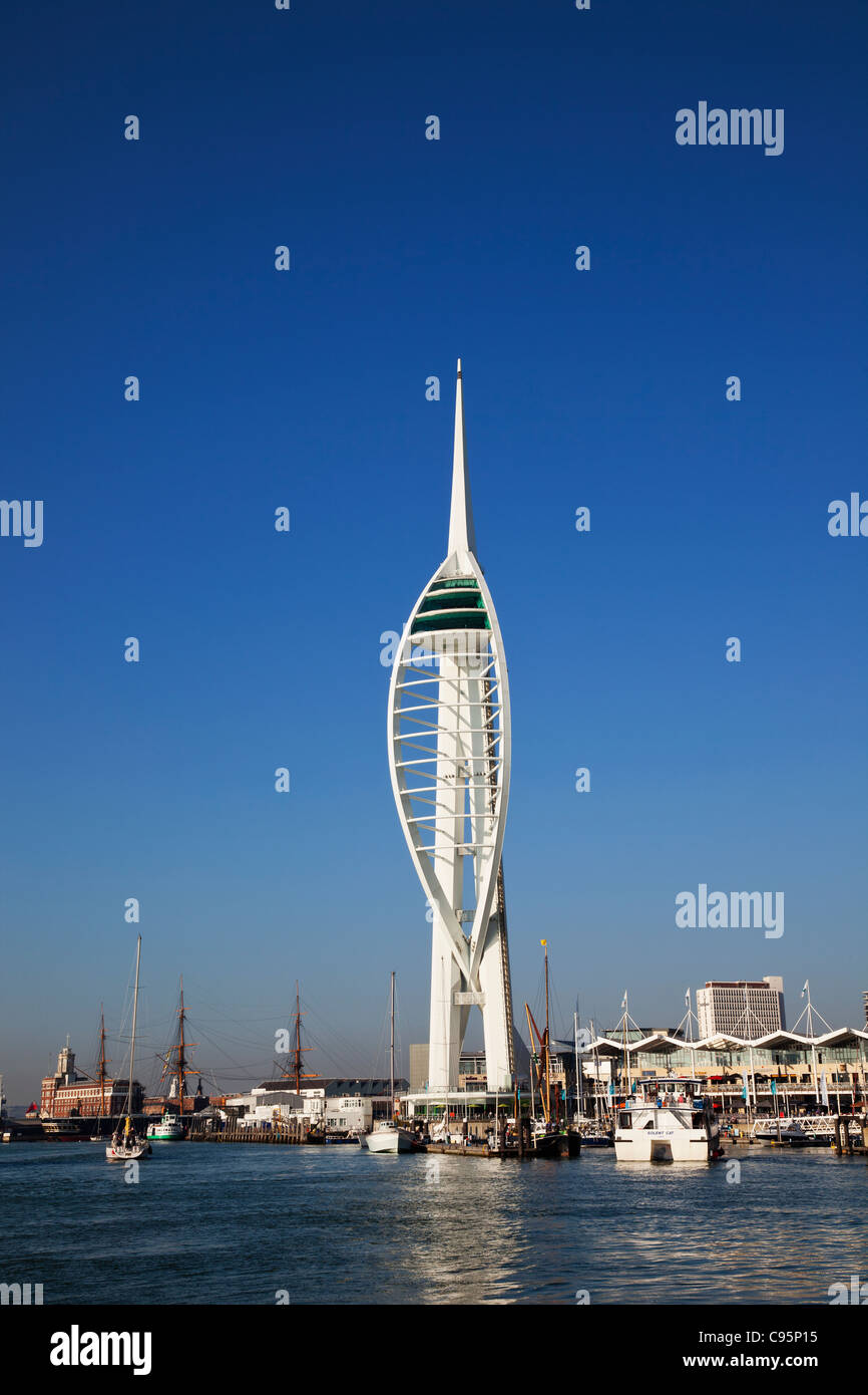 England, Hampshire, Portsmouth, View of Spinnaker Tower Stock Photo - Alamy