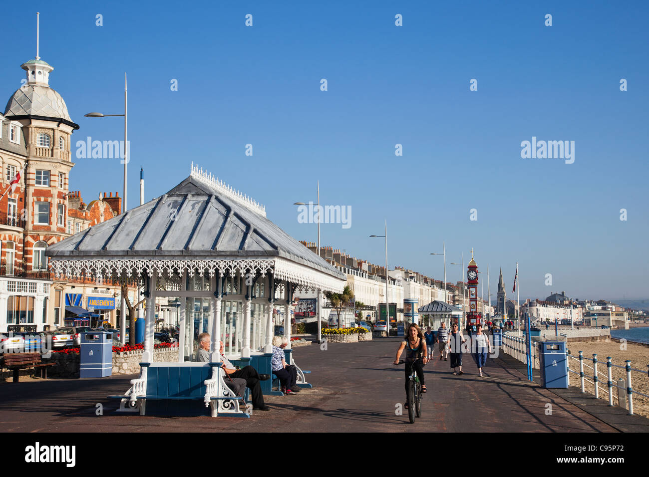 Seafront promenade weymouth hi-res stock photography and images - Alamy