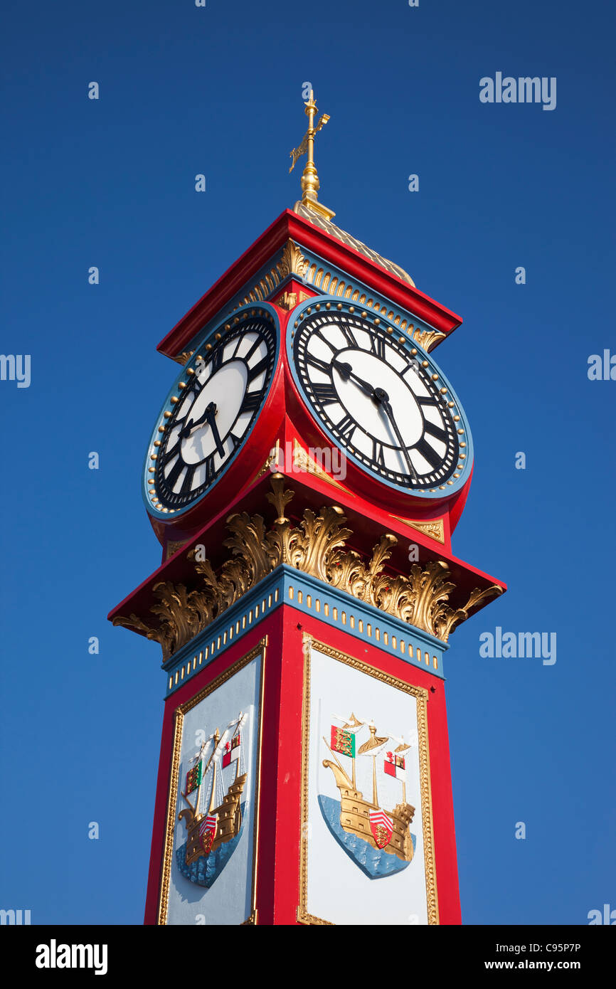 England, Dorset, Weymouth, Victorian Clock Tower Stock Photo - Alamy