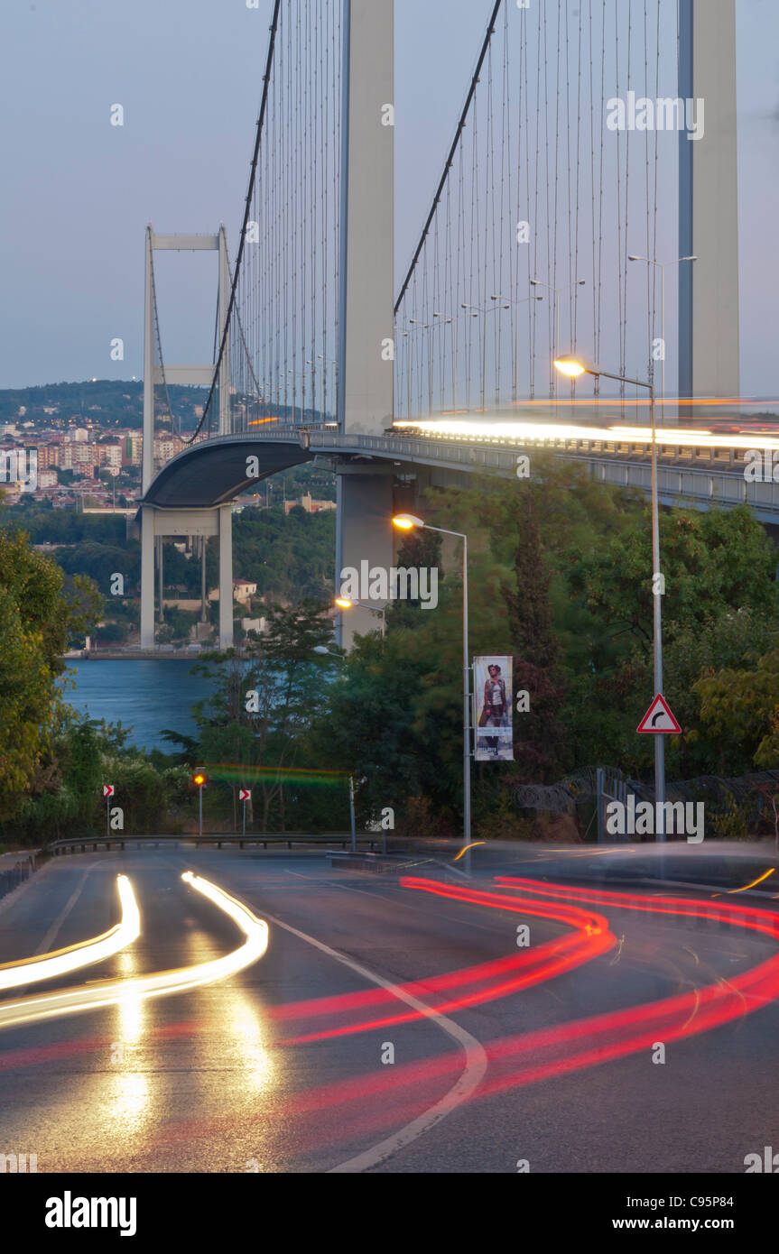 The Bosphorus Bridge, also called the First Bosphorus Bridge is one of ...