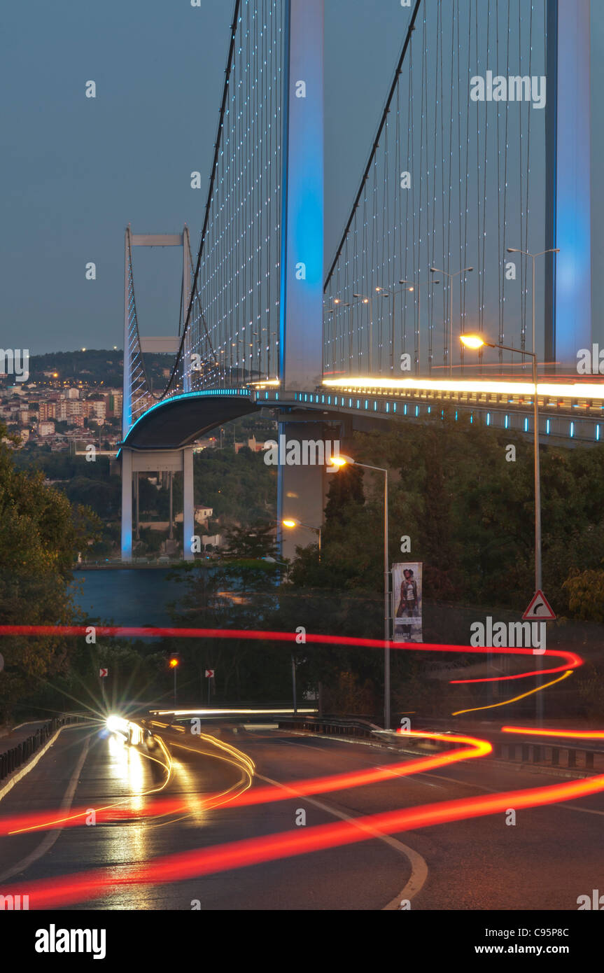 The Bosphorus Bridge, also called the First Bosphorus Bridge is one of ...
