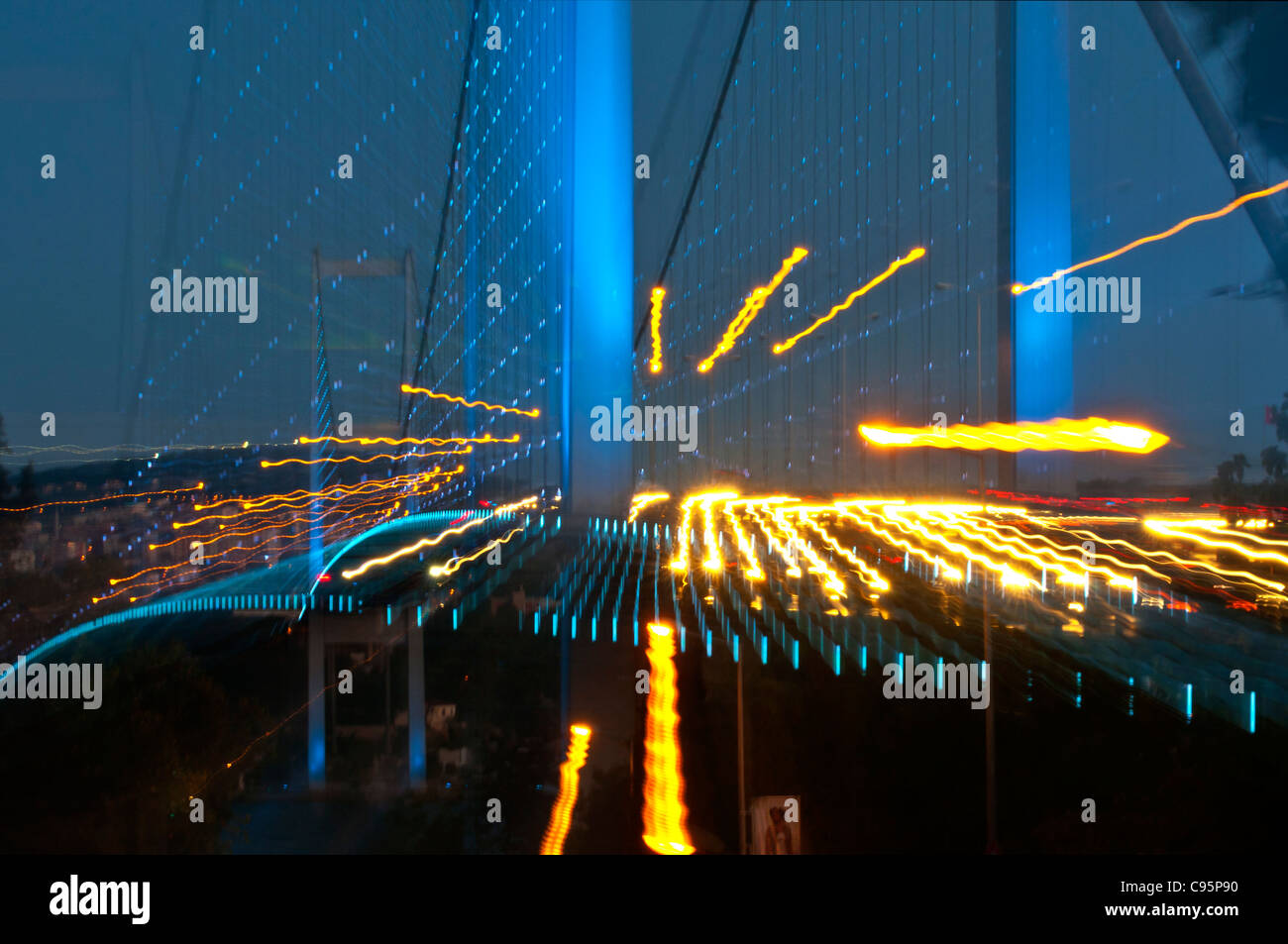 Turkey first bosphorus bridge suspension hi-res stock photography and ...