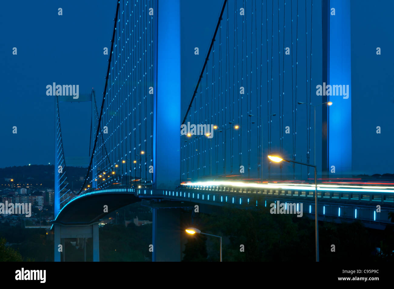 Turkey first bosphorus bridge suspension hi-res stock photography and ...