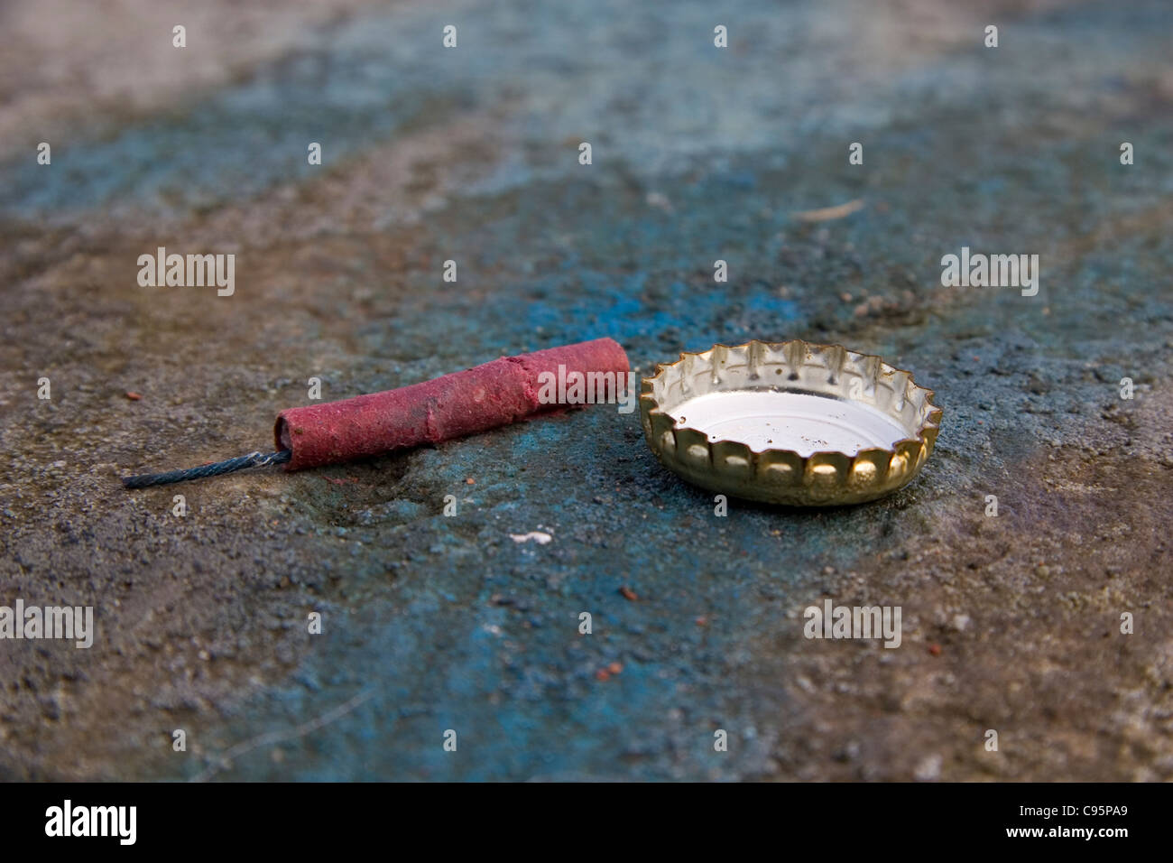 Crown Cork and Cracker Stock Photo - Alamy