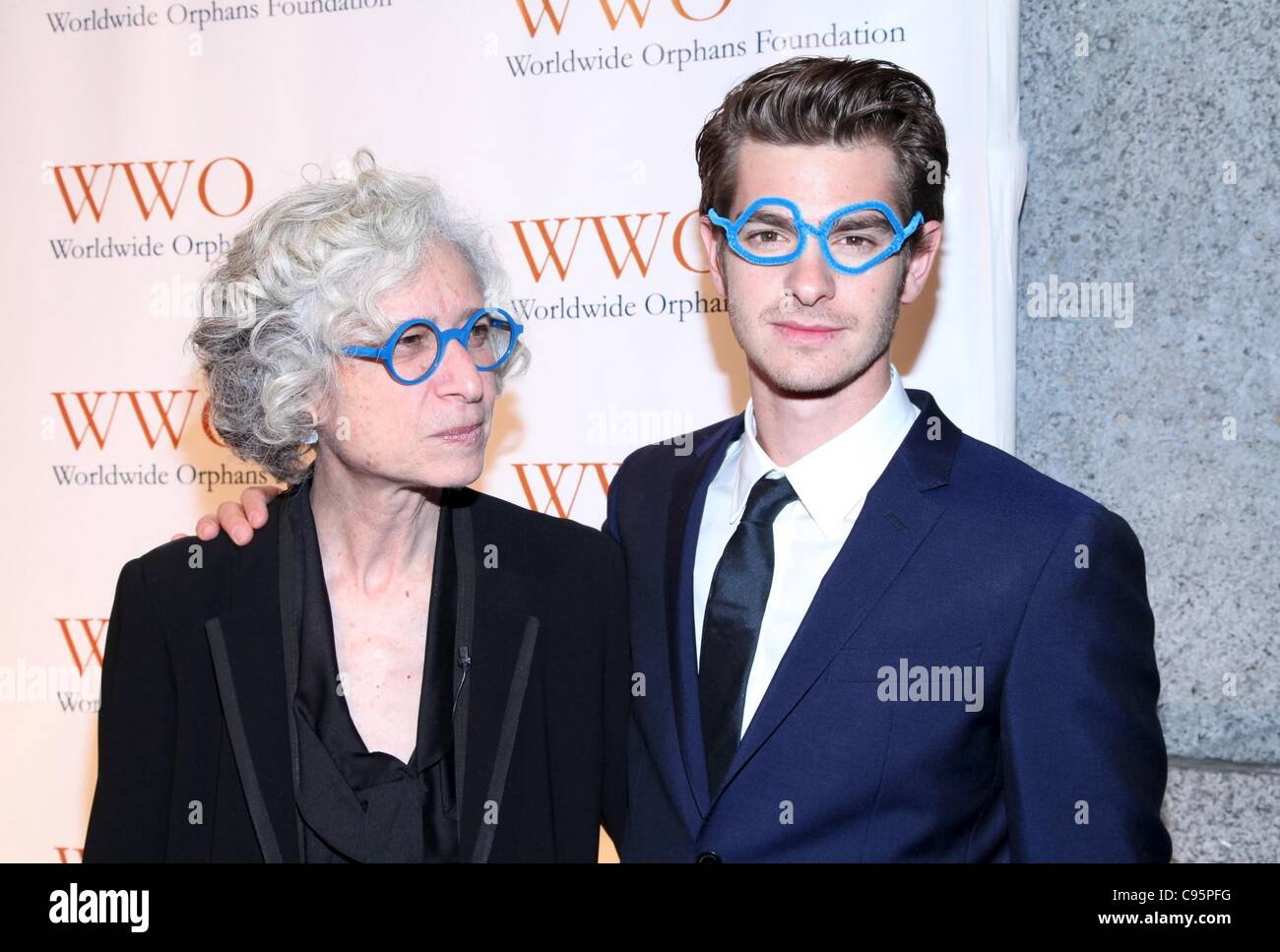 Jane Aronson, Andrew Garfield at arrivals for The Worldwide Orphans ...