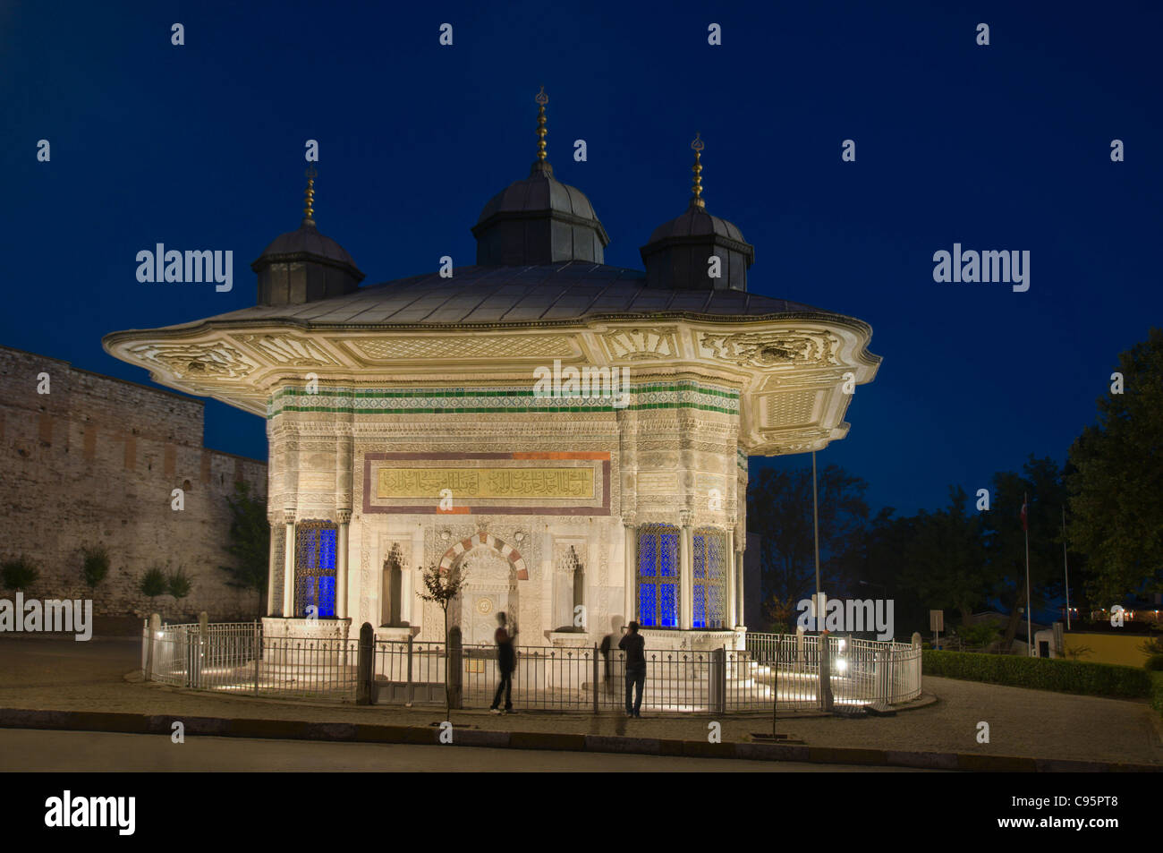 The Fountain of Sultan Ahmed III is a fountain located in front of the ...