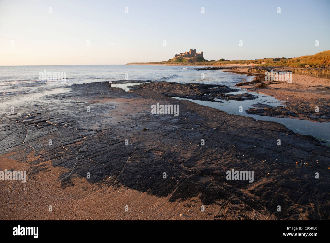 England, Northumberland, Bamburgh, Bamburgh Castle Stock Photo - Alamy