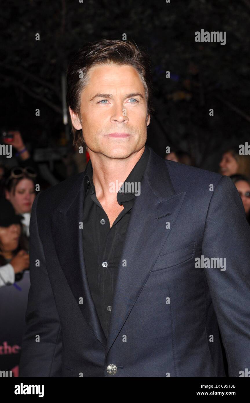 Rob Lowe at arrivals for The Twilight Saga: Breaking Dawn - Part 1 ...