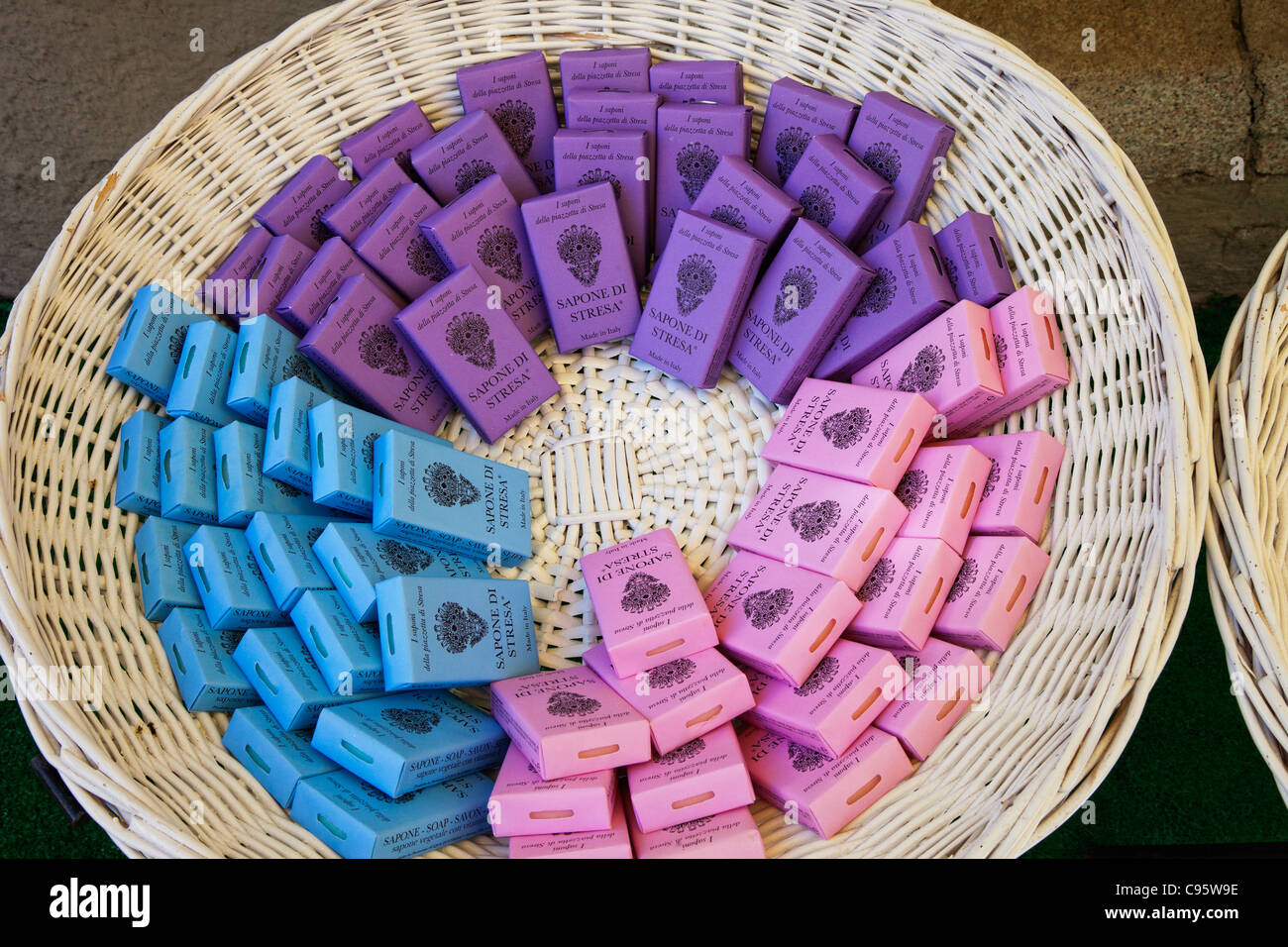 Italy, Piedmont, Lake Maggiore, Stresa, Locally Made Fragrant Soap ...