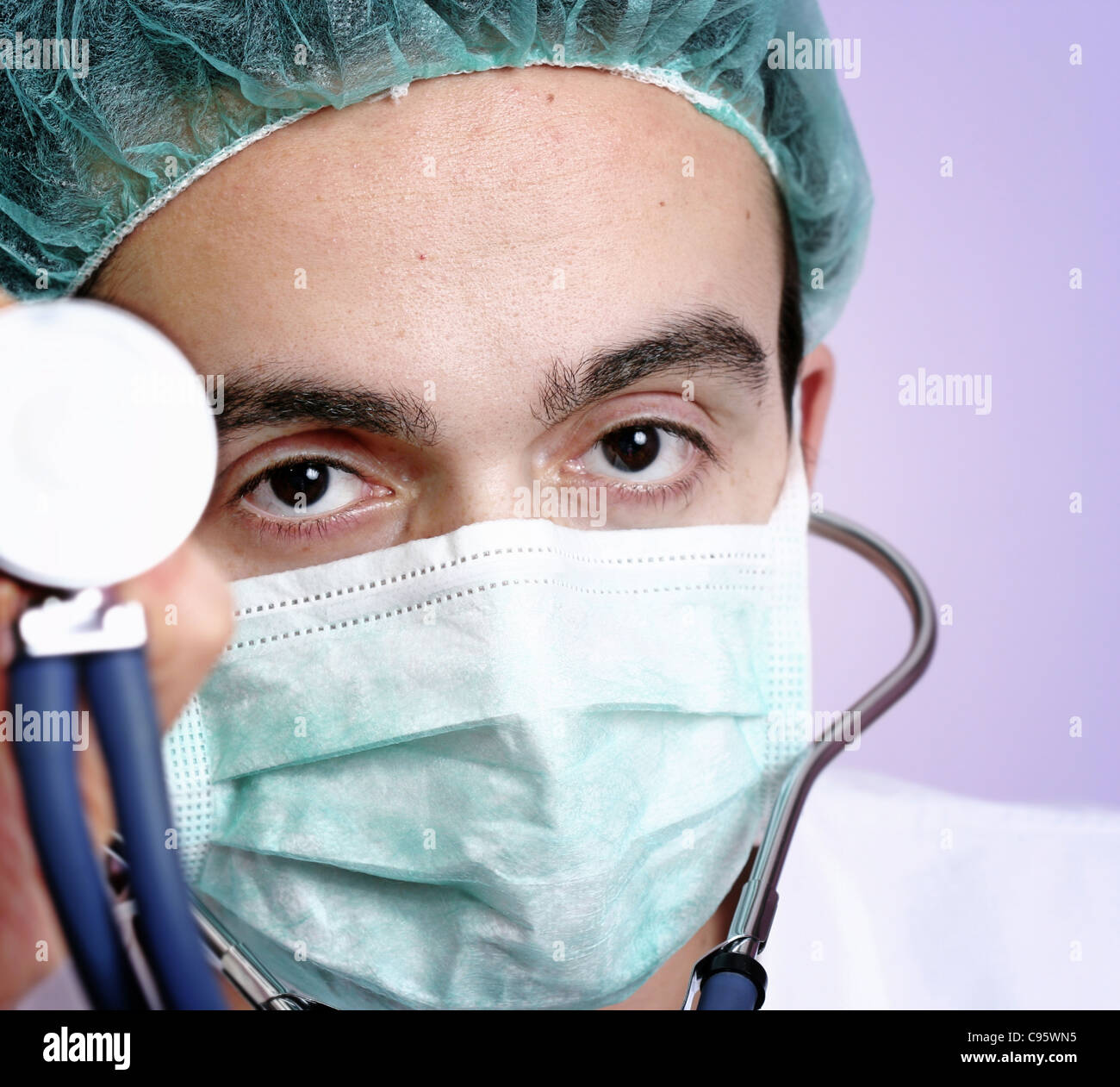 Professional young doctor at work Stock Photo - Alamy