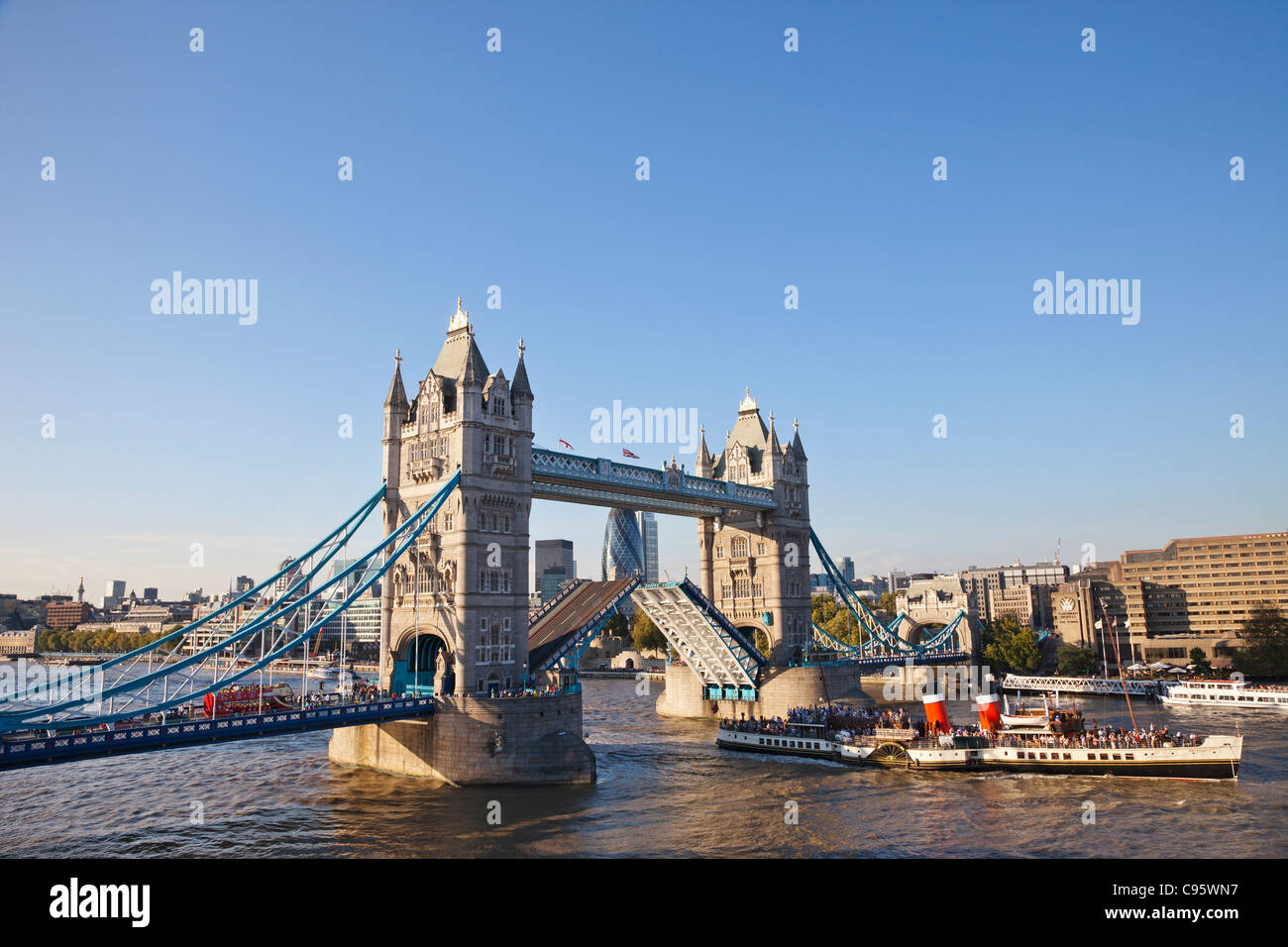 England, London, Tower Bridge and River Thames Stock Photo - Alamy