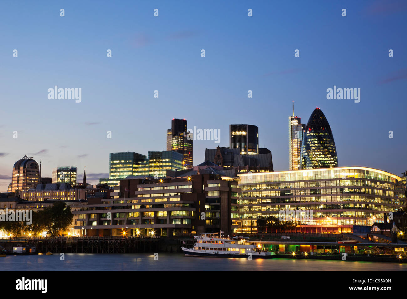 England, London, City of London Business Area Skyline Stock Photo - Alamy
