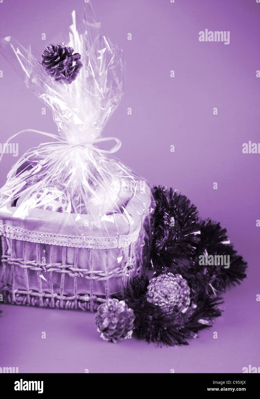 Close-up picture of christmas present Stock Photo - Alamy