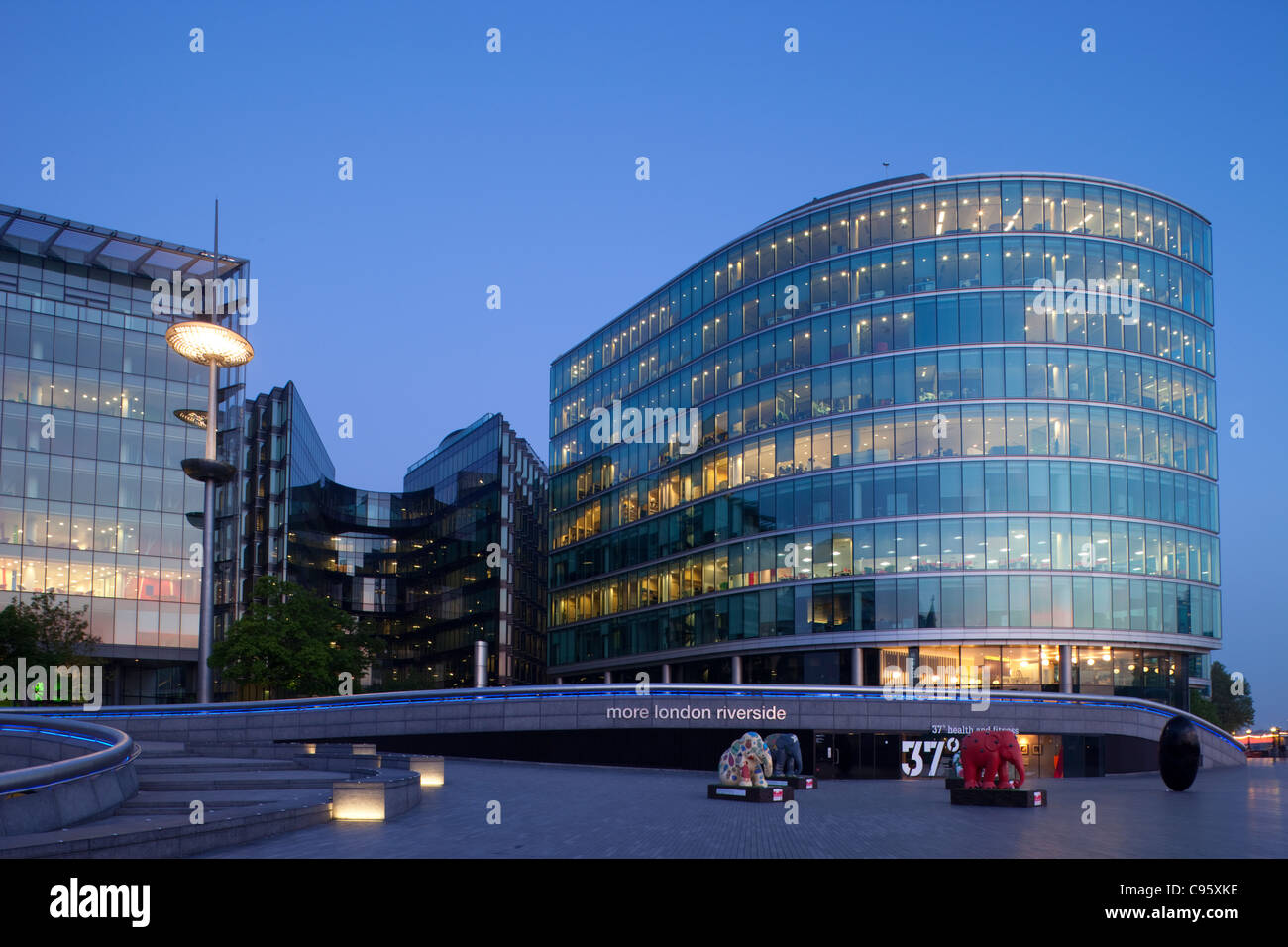 England, London, Southwark, Office Buildings in the More London ...