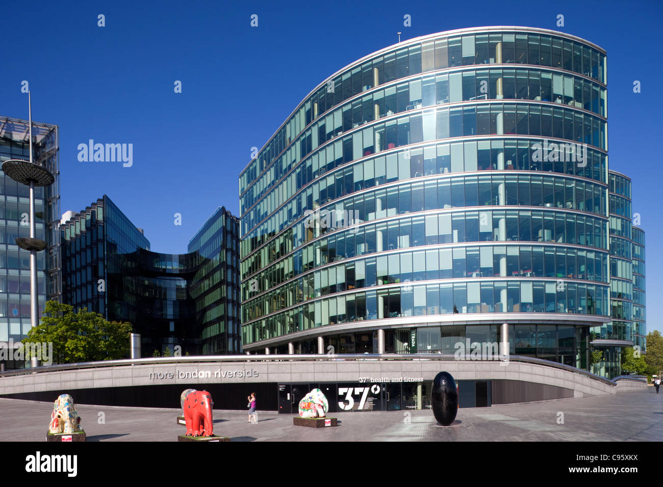 England, London, Southwark, Office Buildings in the More London ...