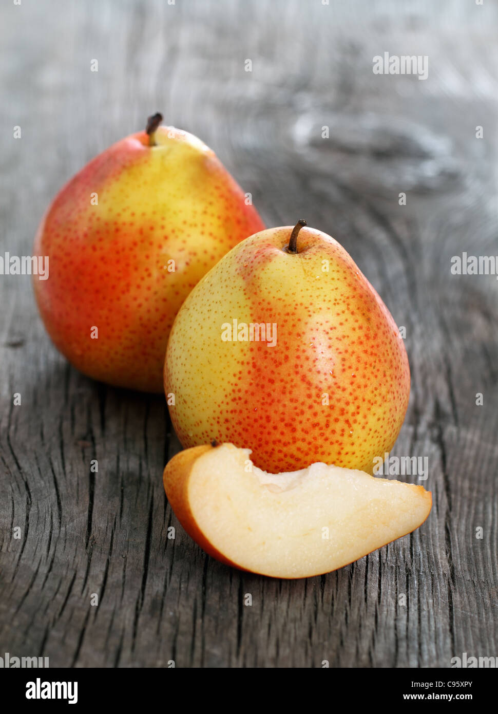 Two yellow red pears hi-res stock photography and images - Alamy