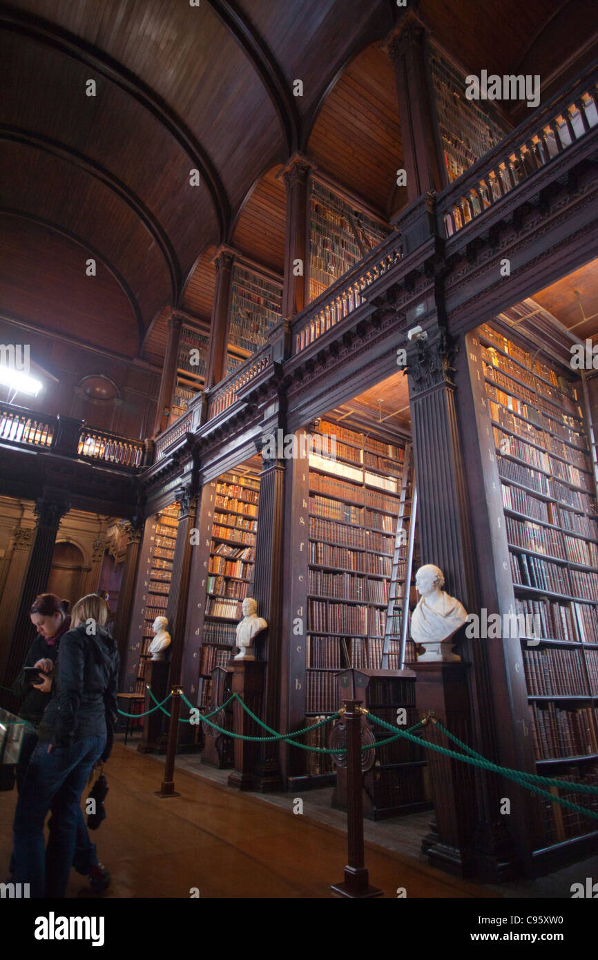 Republic of Ireland, Dublin, Trinity College, The Library Stock Photo ...
