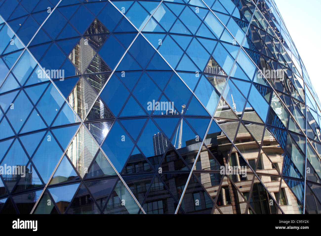 LONDON CITY MONEY GURKIN Stock Photo - Alamy