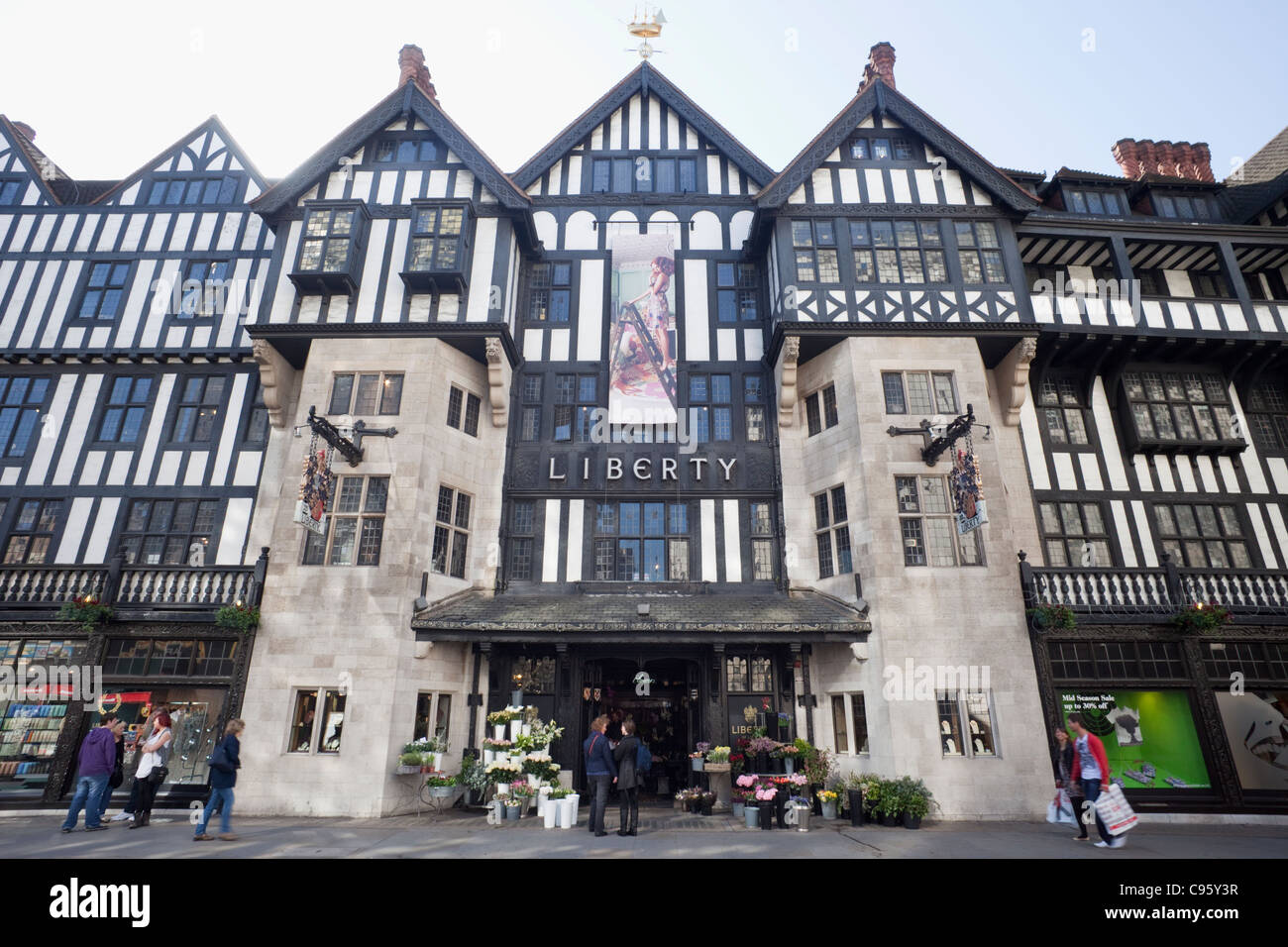 England, London, Liberty Department Store Stock Photo - Alamy