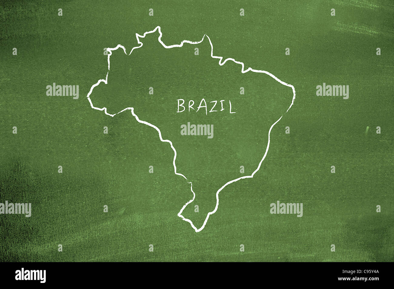 Outline map brazil hi-res stock photography and images - Alamy
