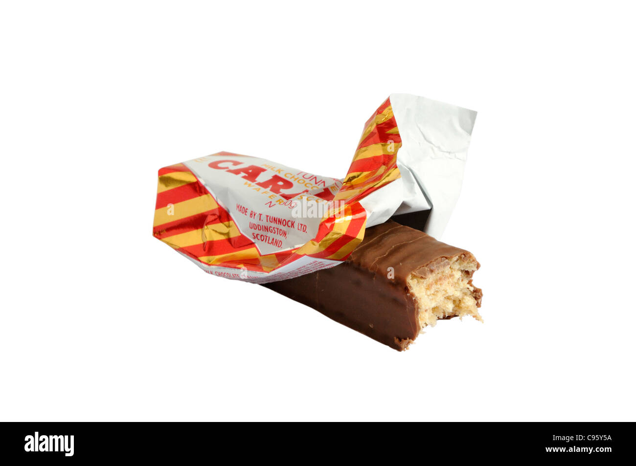 Tunnocks caramel wafer biscuit hi-res stock photography and images - Alamy