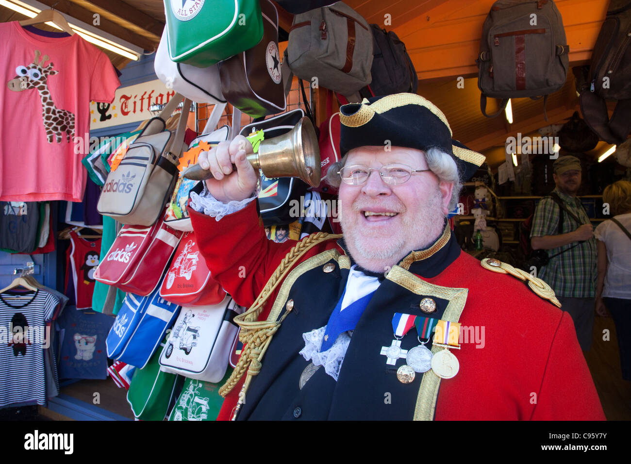 England, London, Camden, Alan Myatt Town Crier Stock Photo - Alamy