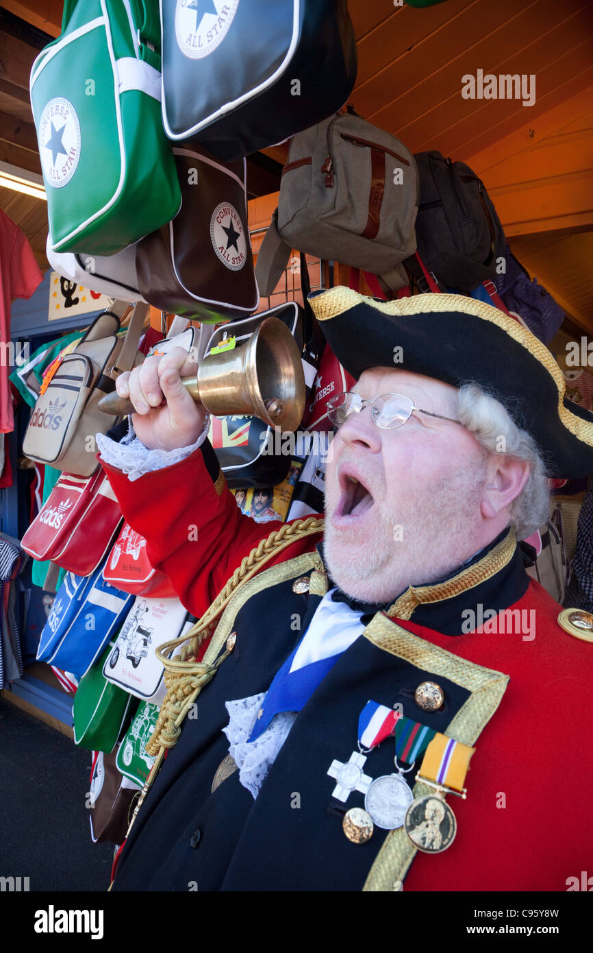England, London, Camden, Alan Myatt Town Crier Stock Photo - Alamy