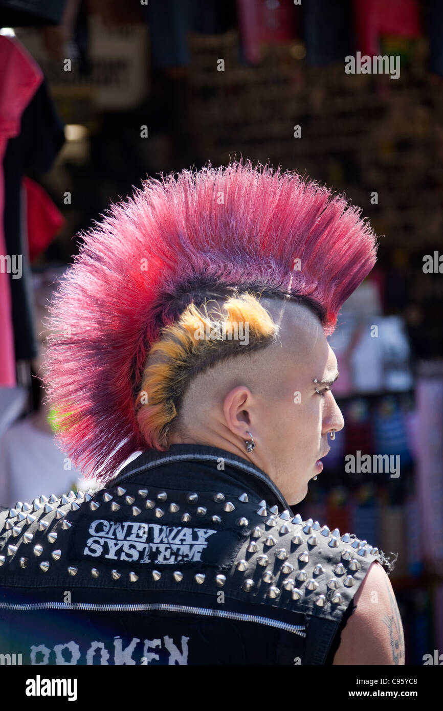 England, London, Camden Market, Punk Stock Photo - Alamy