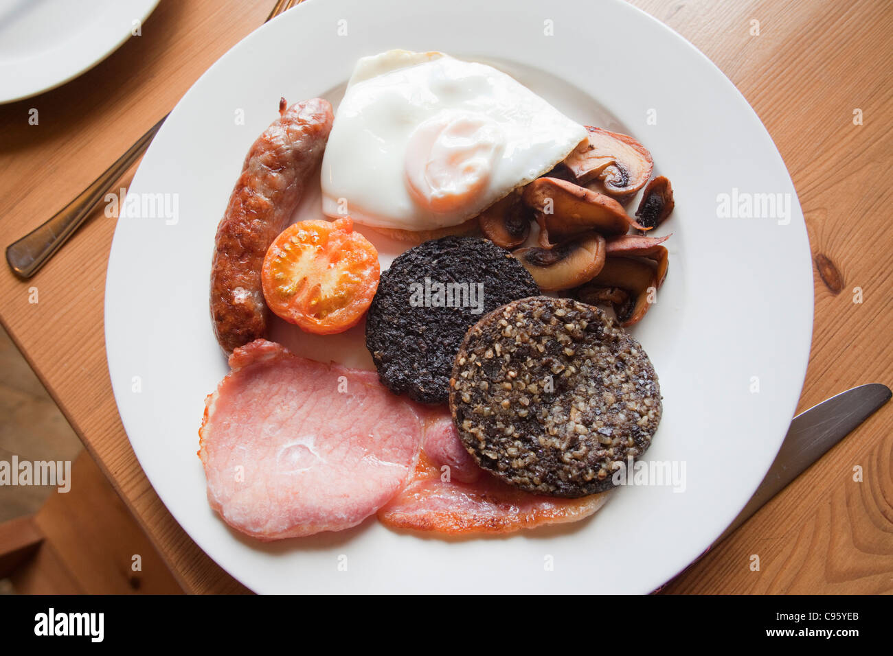Scotland, Traditional Scottish Breakfast Stock Photo - Alamy