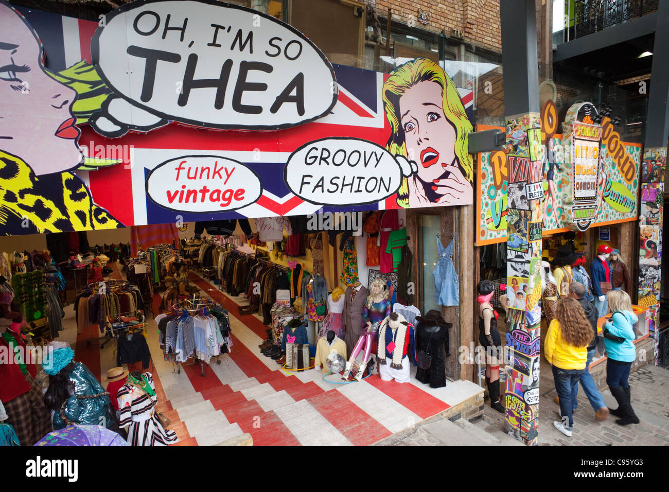 England, London, Camden, Camden Market, Shop Display Stock Photo - Alamy