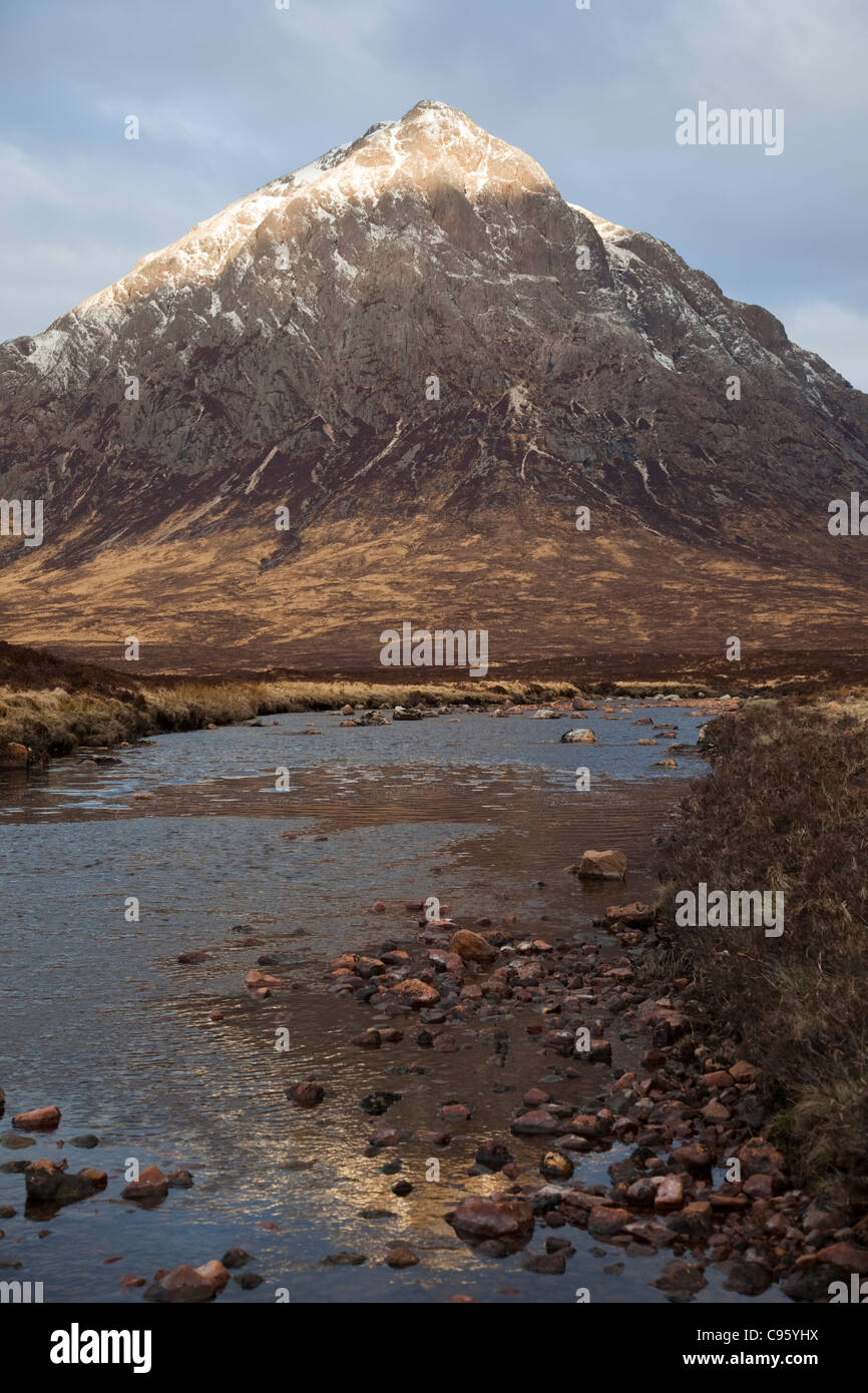 Scotland, Highland Region, Glen Coe, Buachaille Etive Mor Stock Photo ...