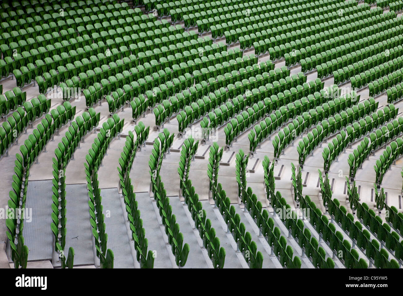 Republic of Ireland, Dublin, Seating in The Aviva Stadium Stock Photo ...