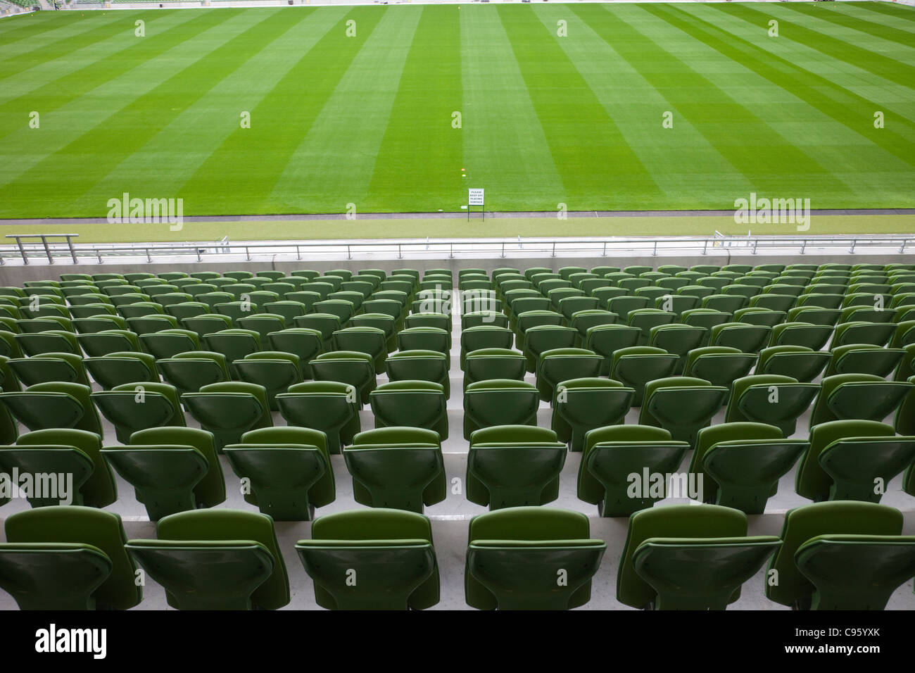 Republic of Ireland, Dublin, Seating in The Aviva Stadium Stock Photo ...