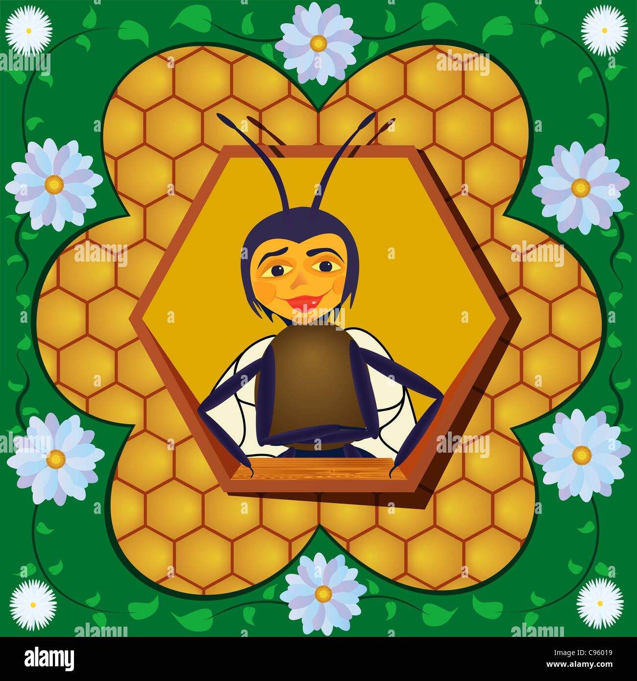 Bee honeycombs hi-res stock photography and images - Alamy