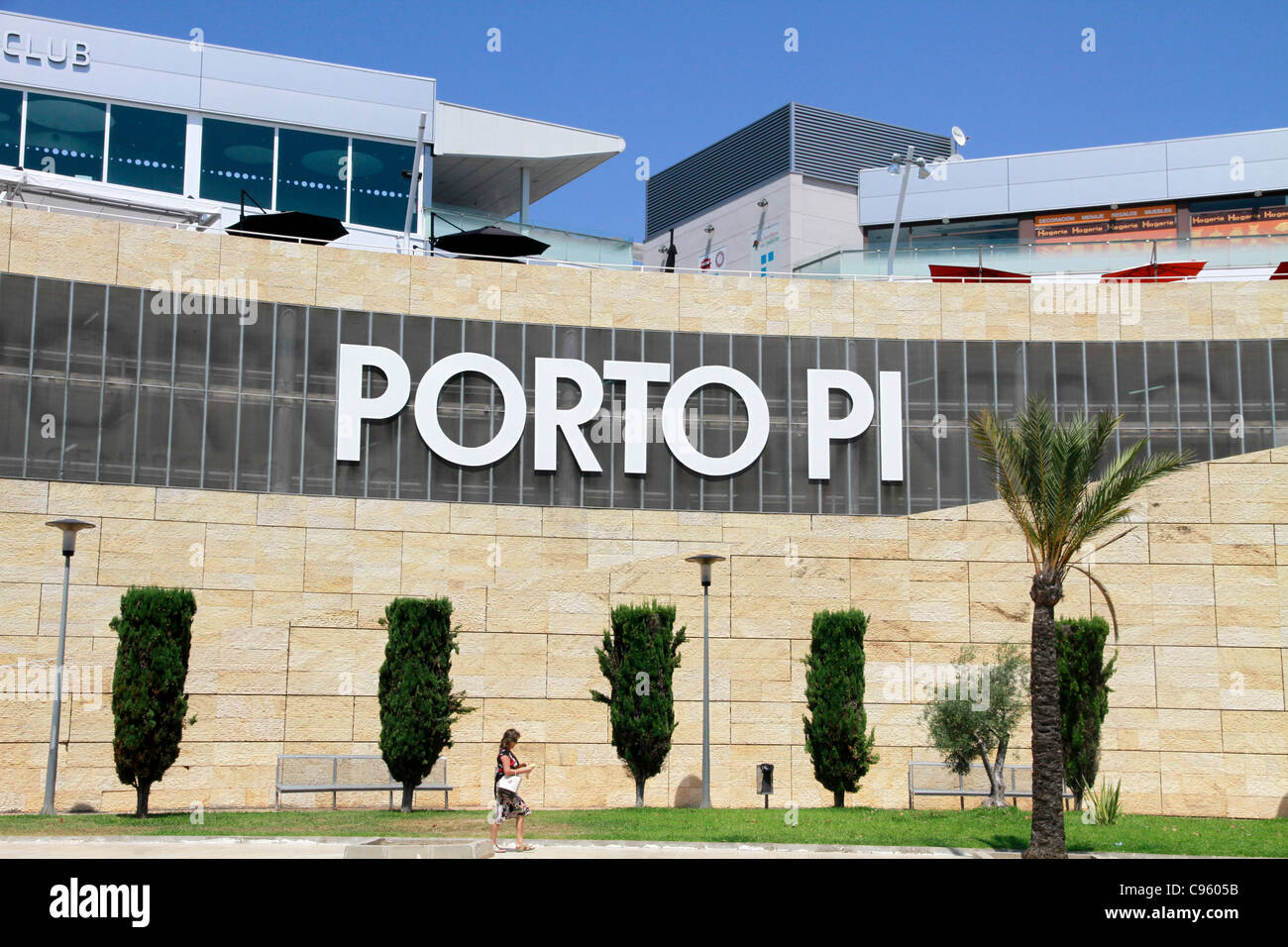 Porto Pi facade shopping mall exterior in Palma de Mallorca Majorca ...