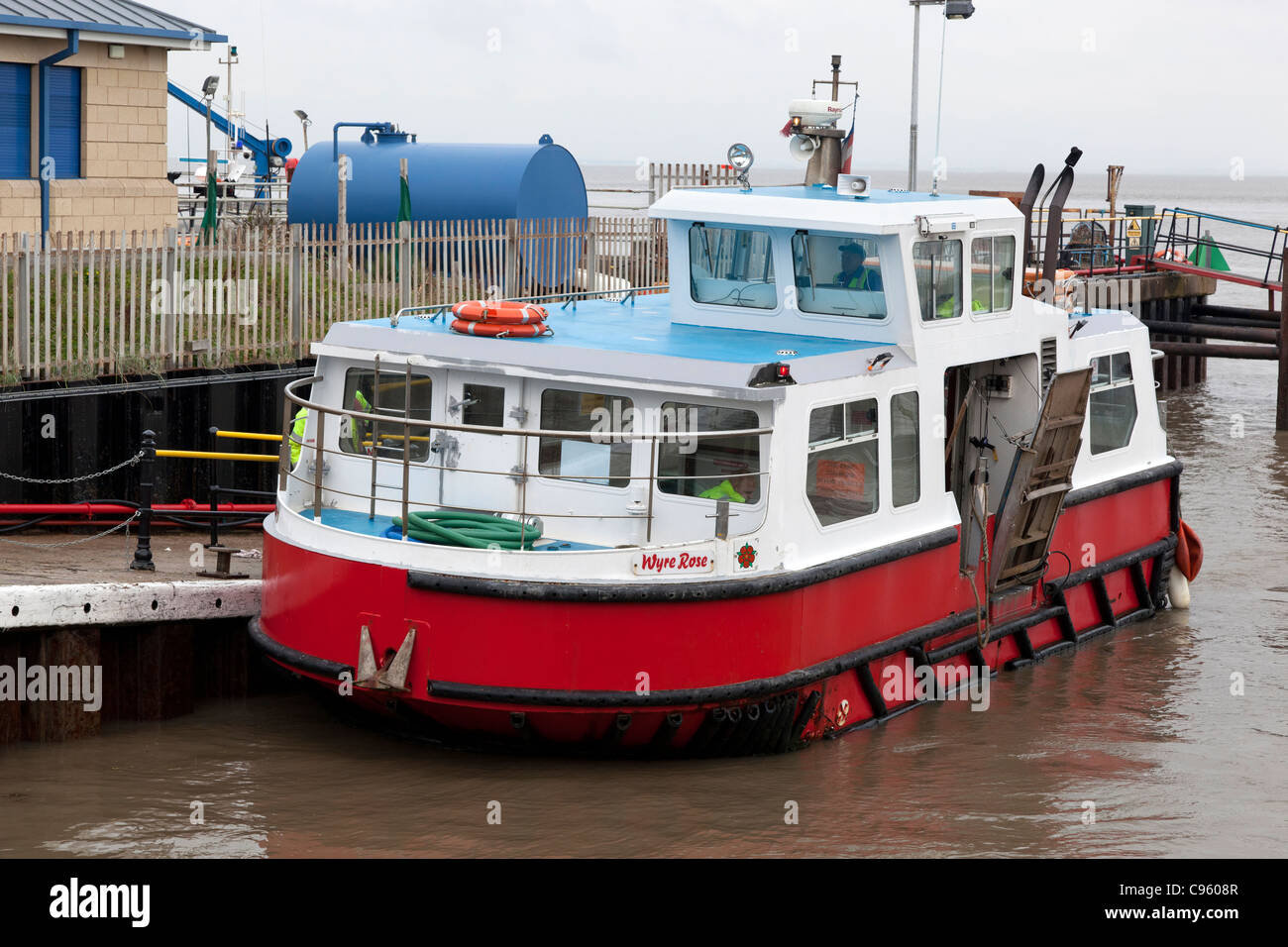 The Fleetwood to Knott End ferry named Wyre Rose which crosses the ...
