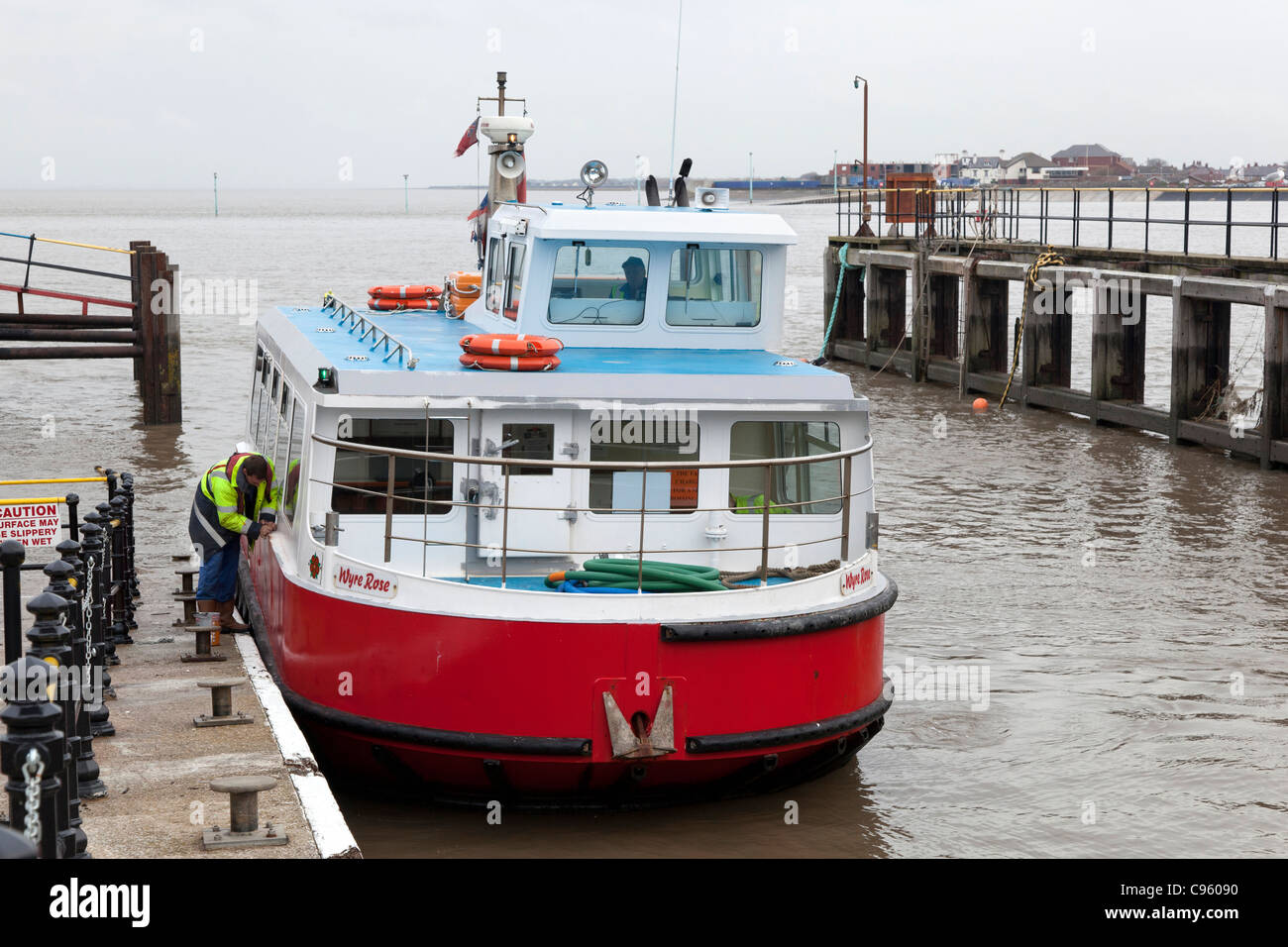 The Fleetwood to Knott End ferry named Wyre Rose which crosses the ...