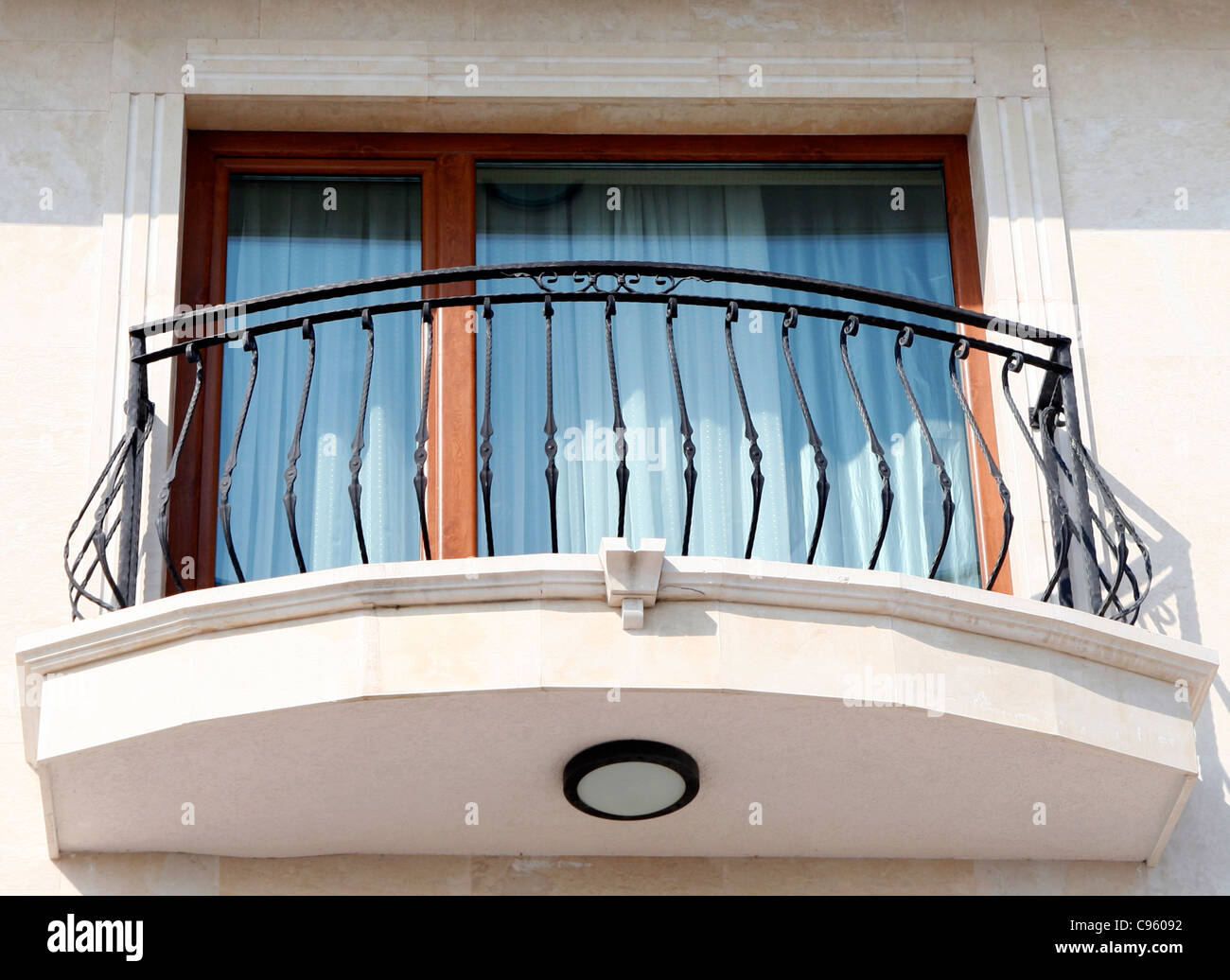 Close-up of a hotel balcony Stock Photo - Alamy