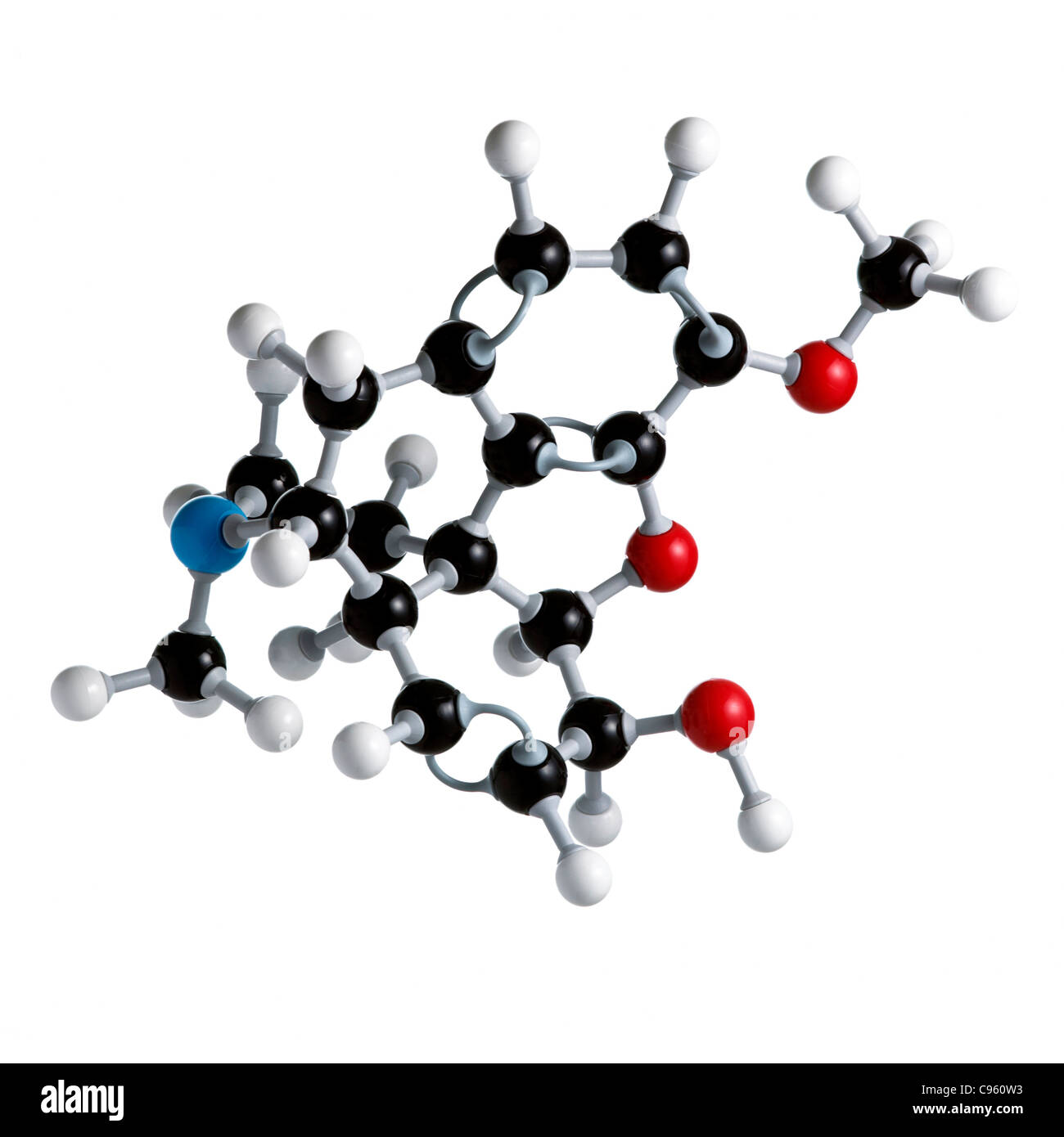 Codeine drug molecule Stock Photo - Alamy