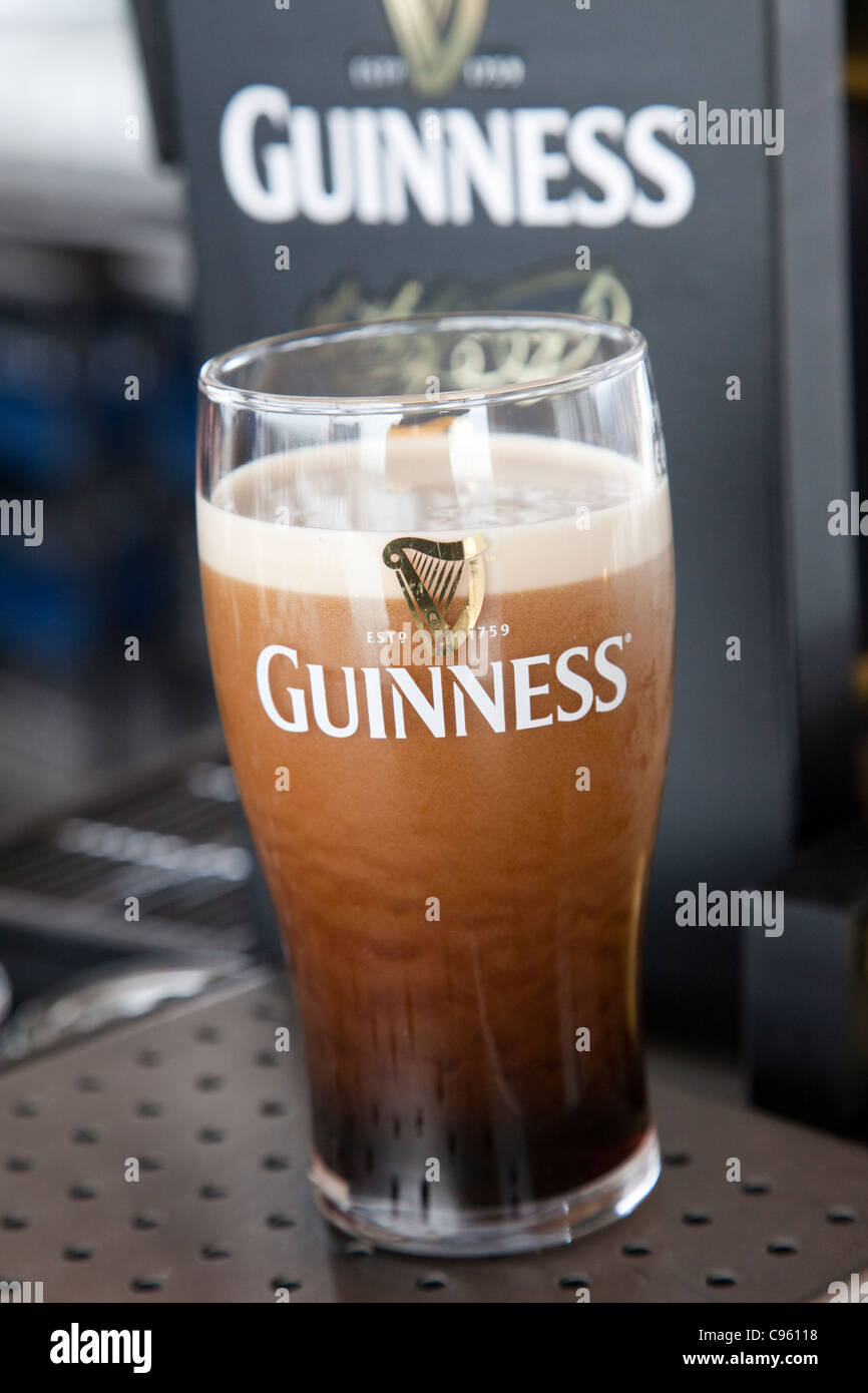 Republic of Ireland, Pint of Guinness Stock Photo - Alamy