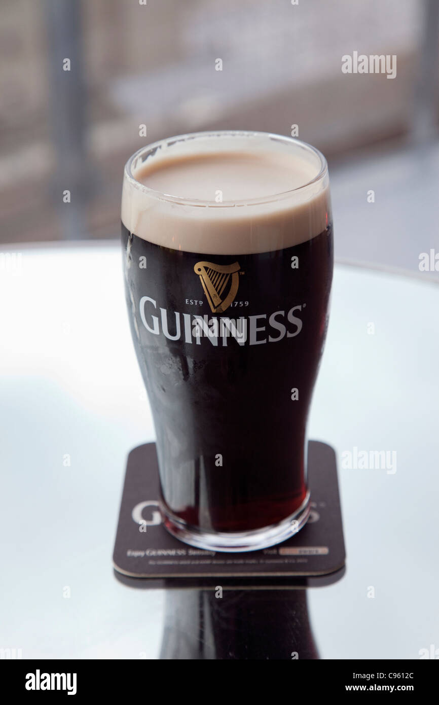 Republic of Ireland, Pint of Guinness Stock Photo - Alamy