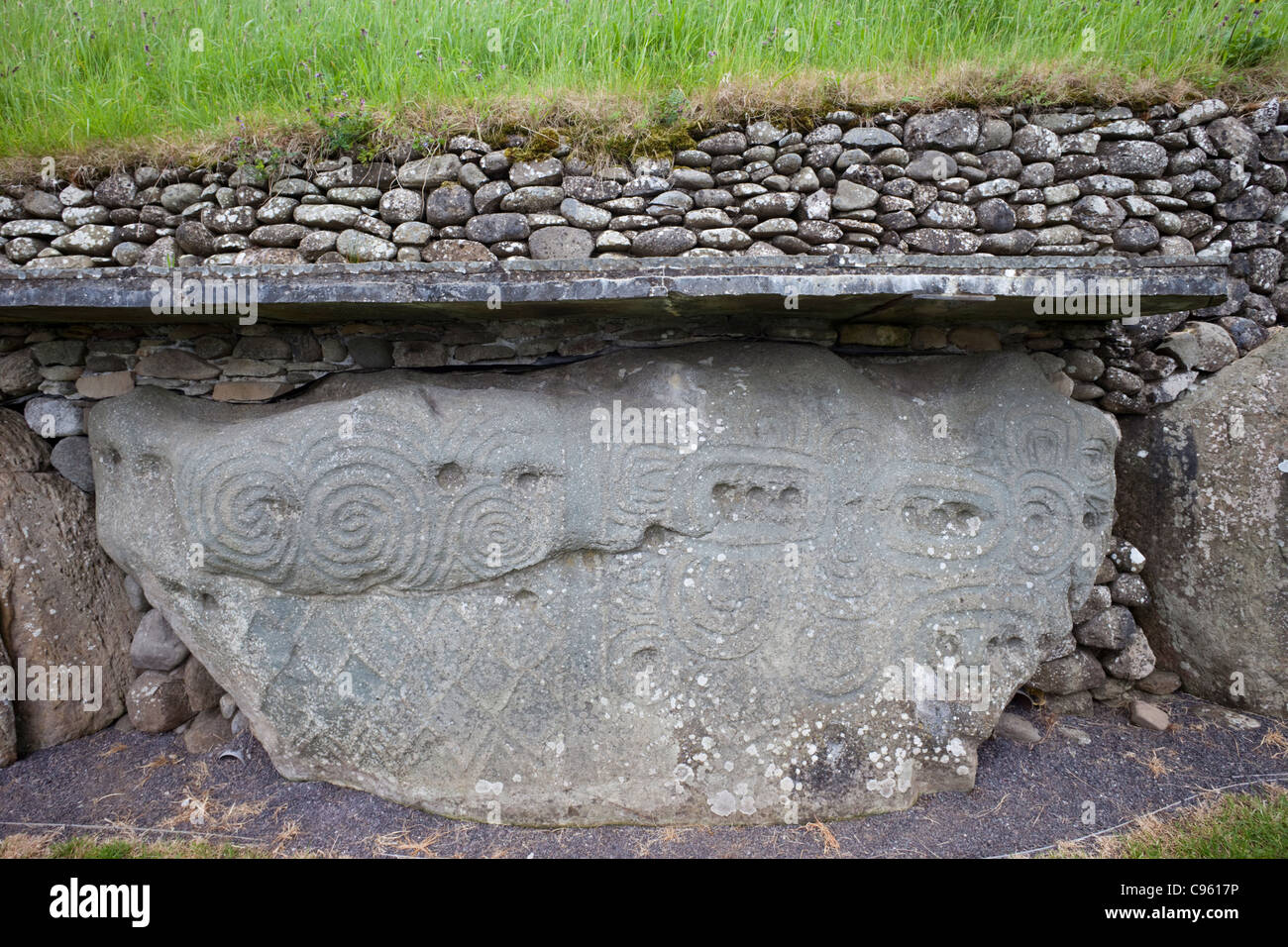 Republic of Ireland, County Meath, Newgrange Megalithic Tomb ...