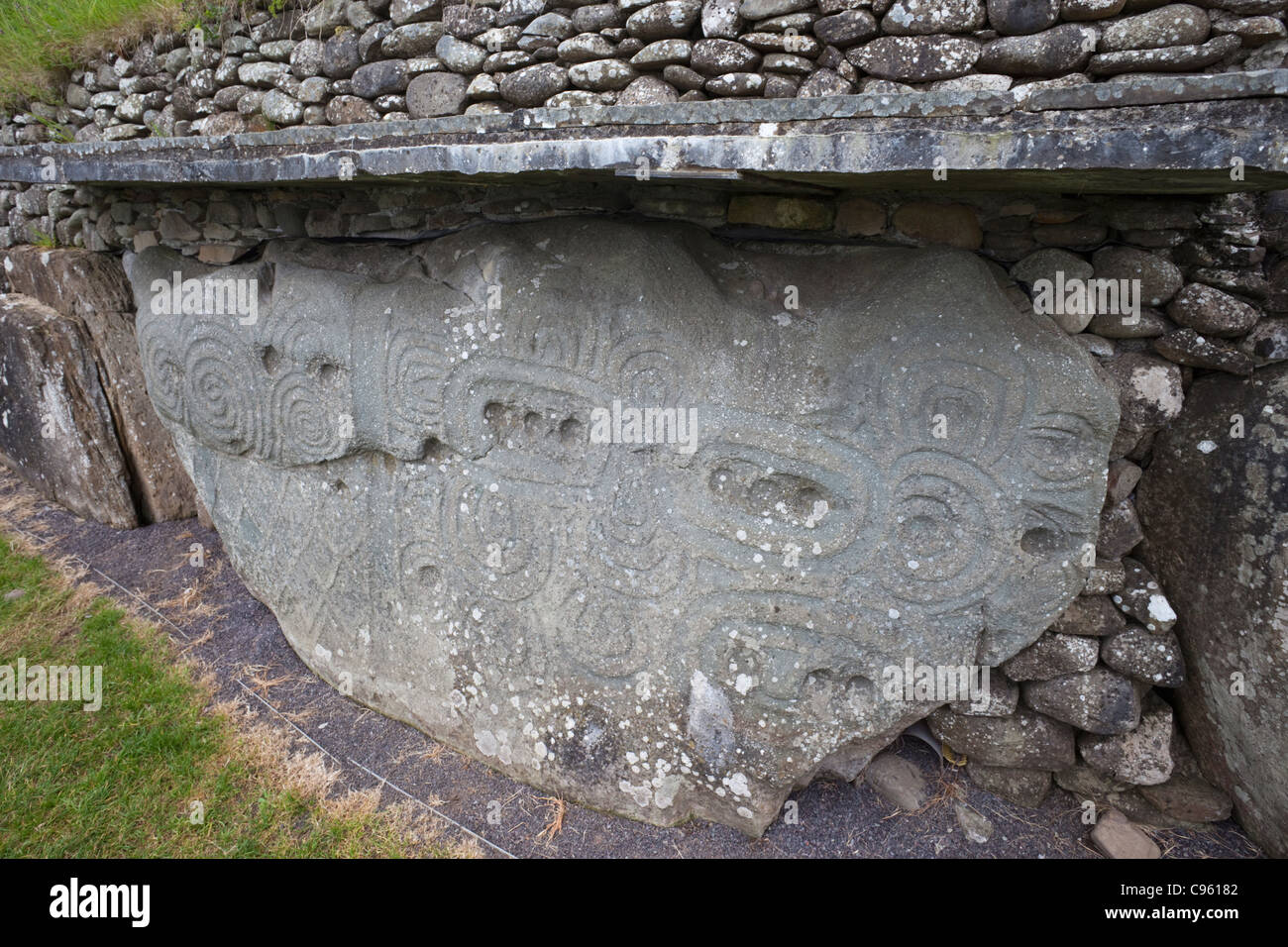 Republic of Ireland, County Meath, Newgrange Megalithic Tomb ...