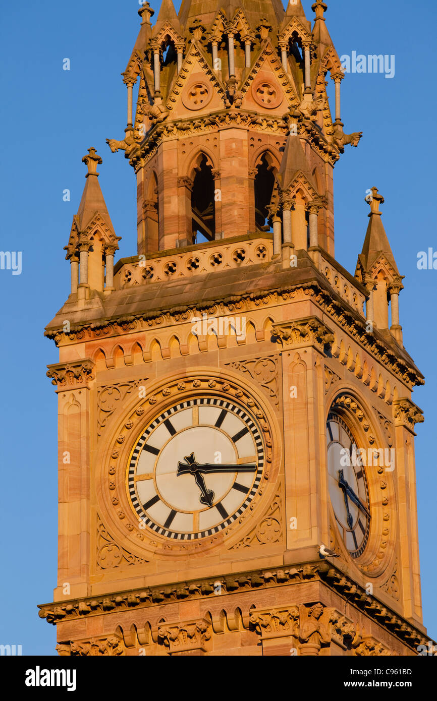 Northern Ireland, Belfast, Albert Memorial Clock Tower Stock Photo - Alamy