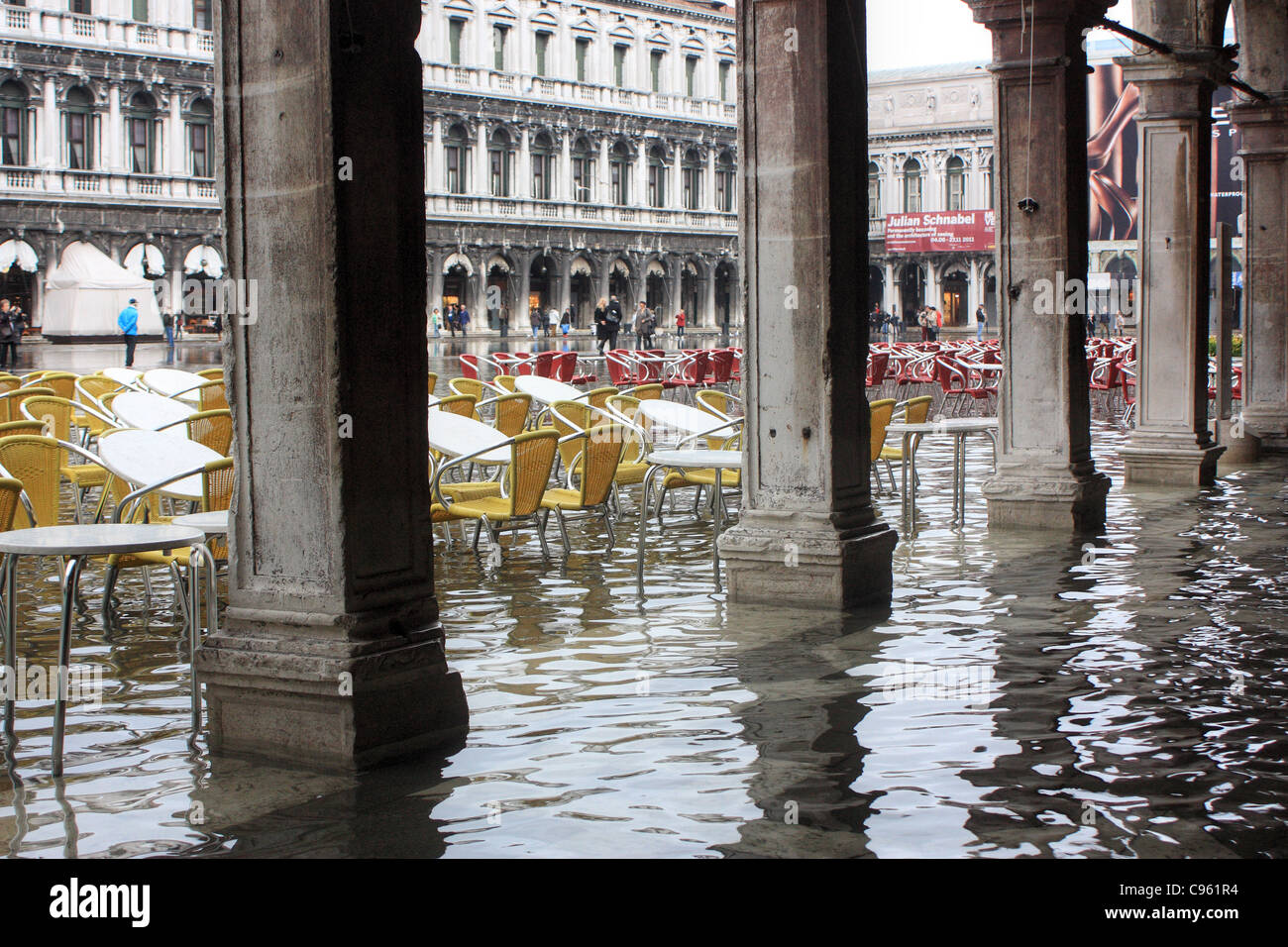 Acqua alta Venice Stock Photo - Alamy