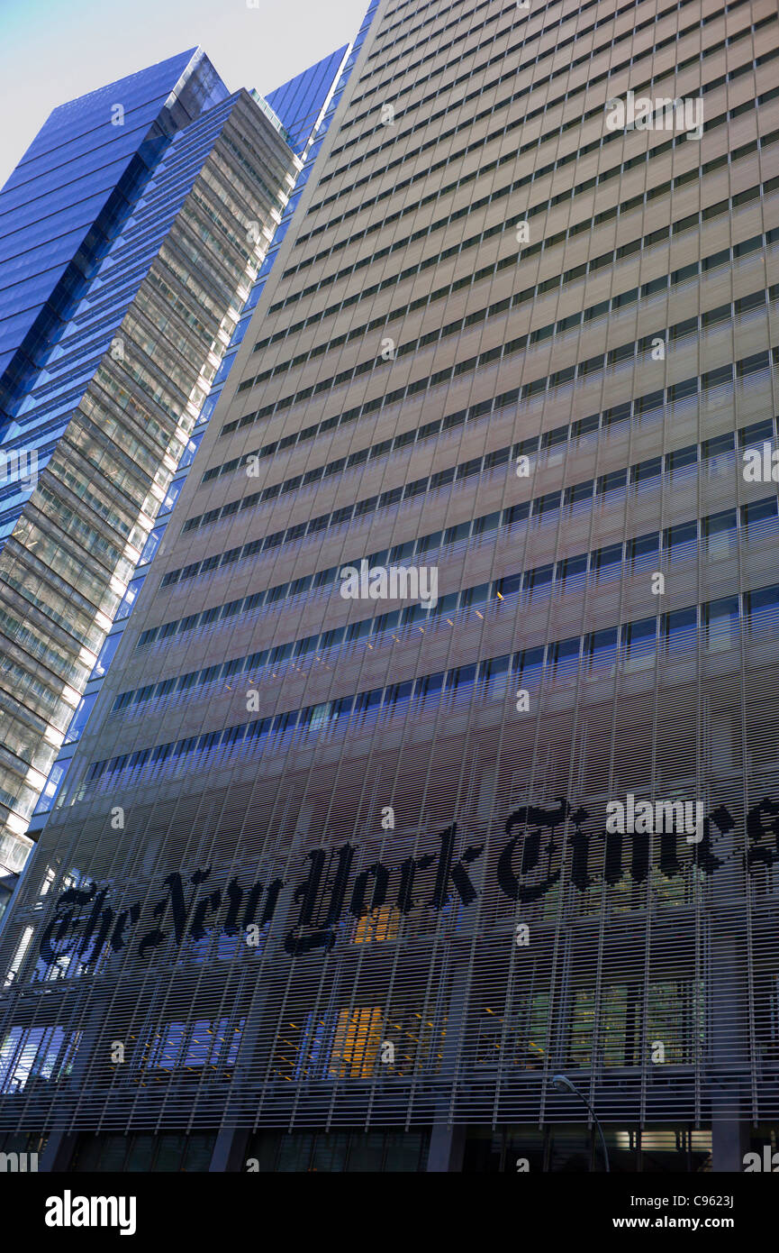 New York Times Building Stock Photo - Alamy