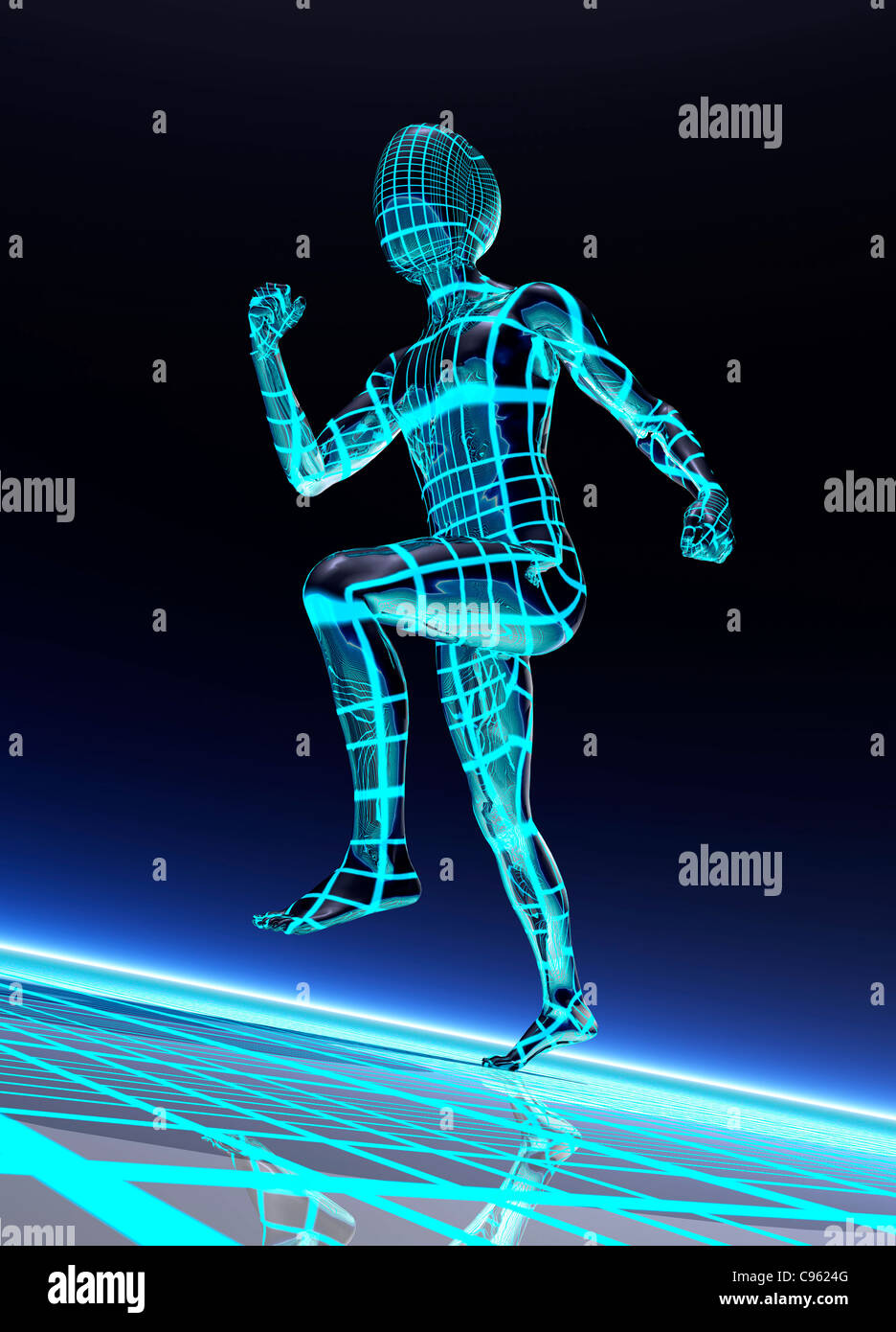 Humanoid robot, computer artwork Stock Photo - Alamy