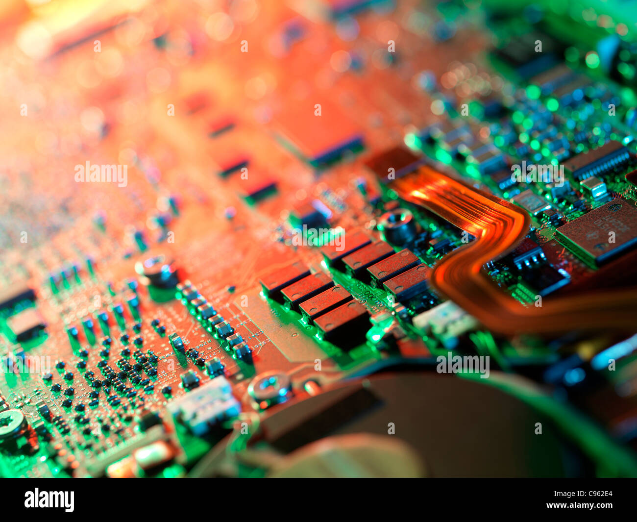 Laptop circuit board Stock Photo - Alamy